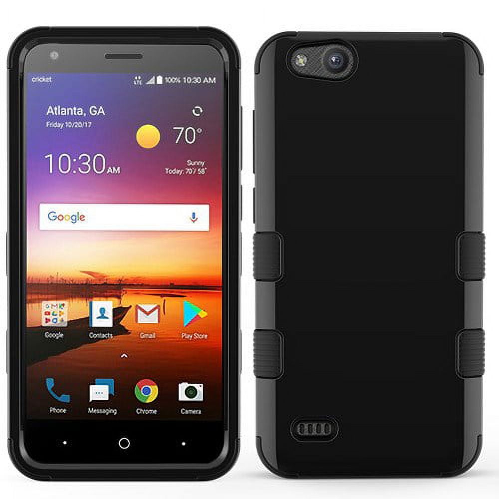 Mybat Tuff Series Case For Zte N9137 Tempo X Tempo Go Fanfare 3 - Jet ...