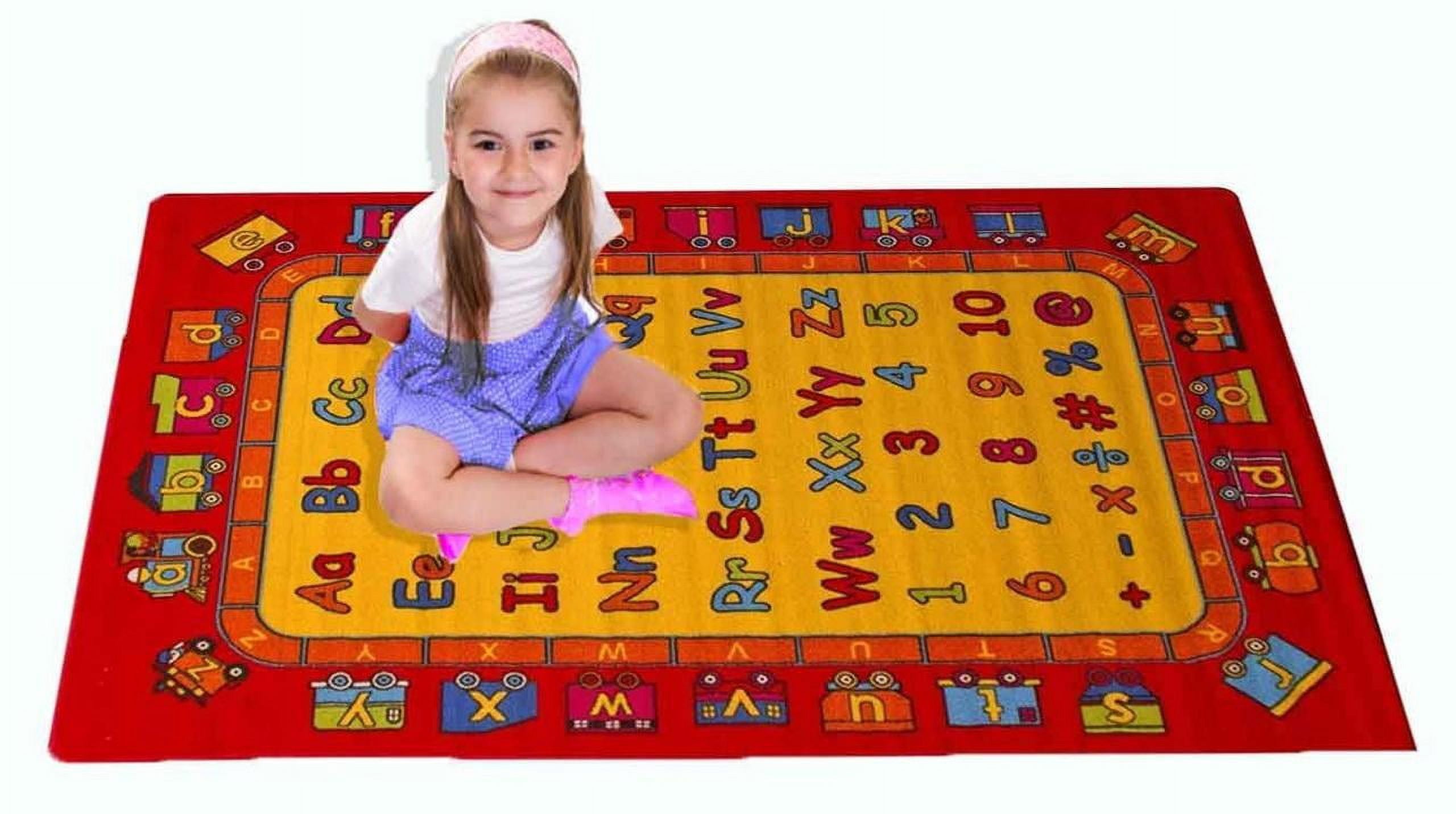 Mybecca Kids Rug ABC Fun Area Rug 3' x 5' Children Area Rug for ...