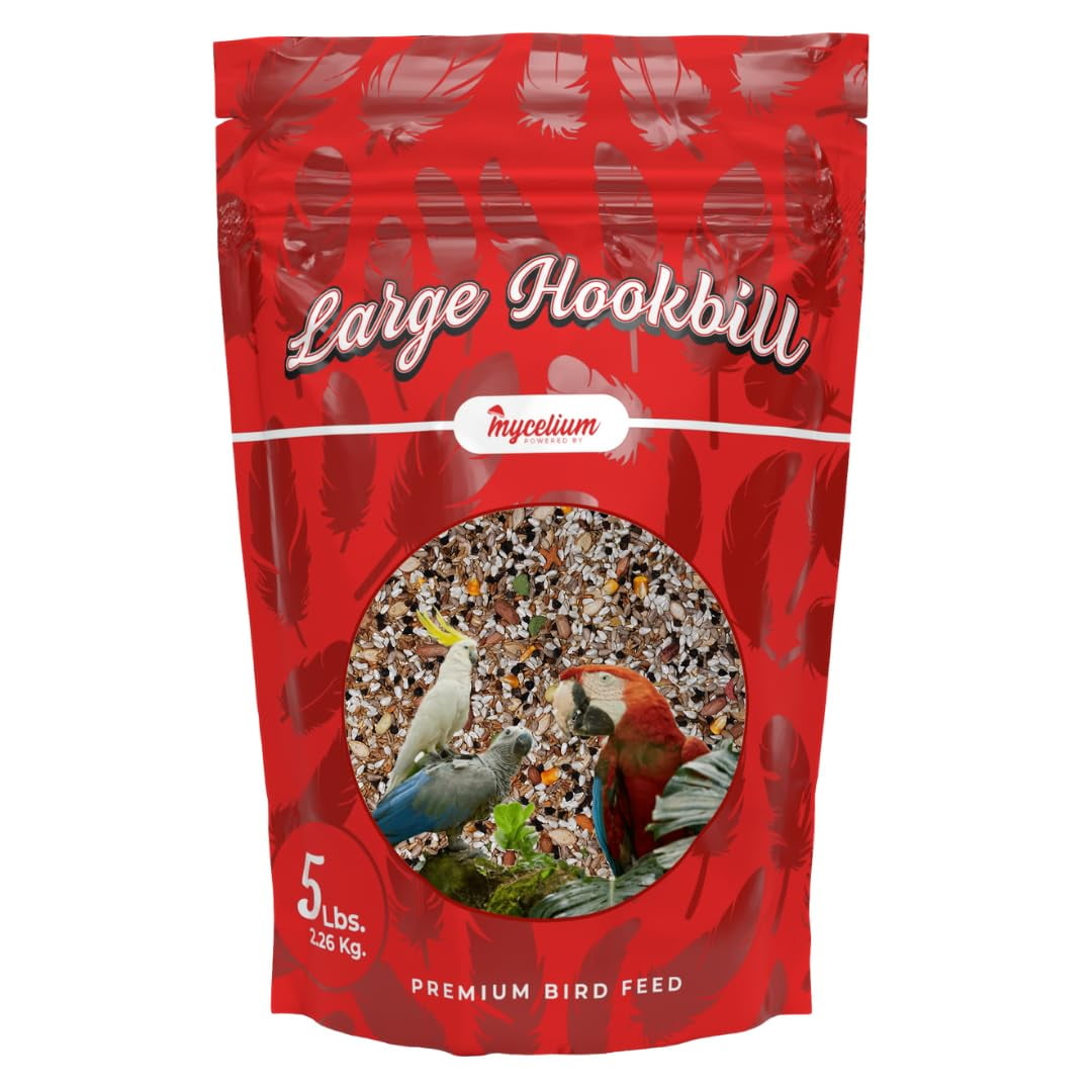 Mycelium Large Hookbill TWE5 Food | High in Protein & Fiber | Safe ...