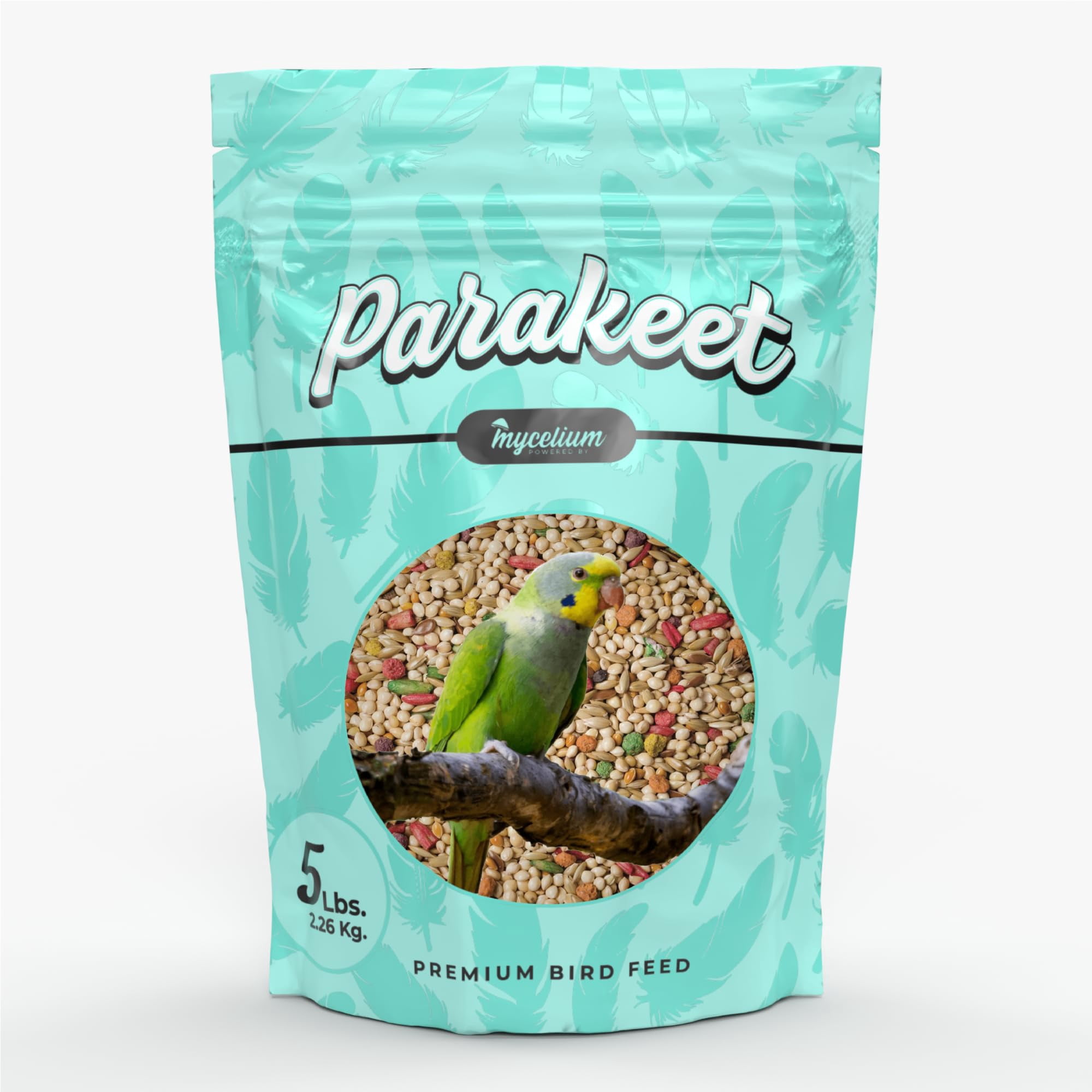 Mycelium Premium Parakeet Cuisine OIF8 - Organic, Non-GMO Grains, High ...