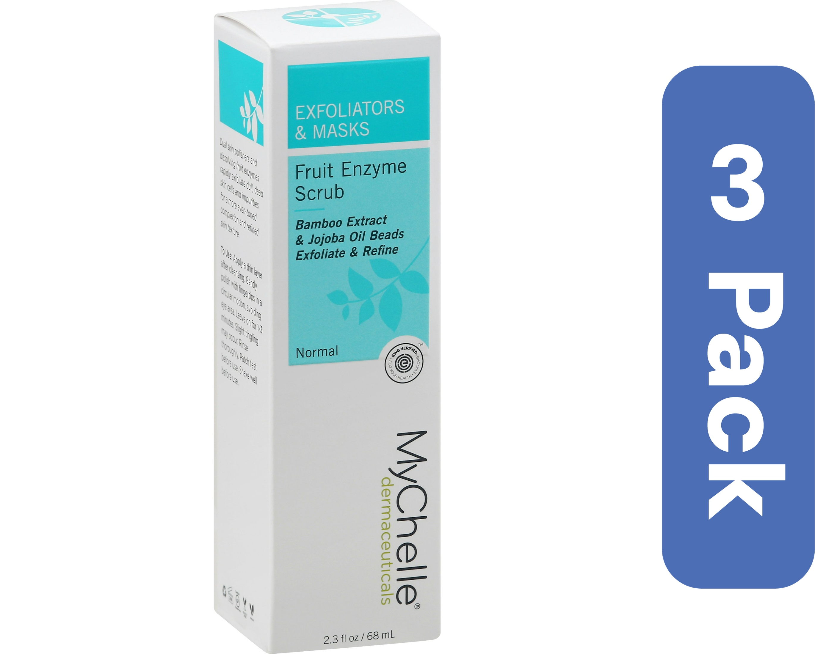 Mychelle Dermaceuticals Facial Scrub Strength Fruit 2.3 fl oz (Pack Of ...