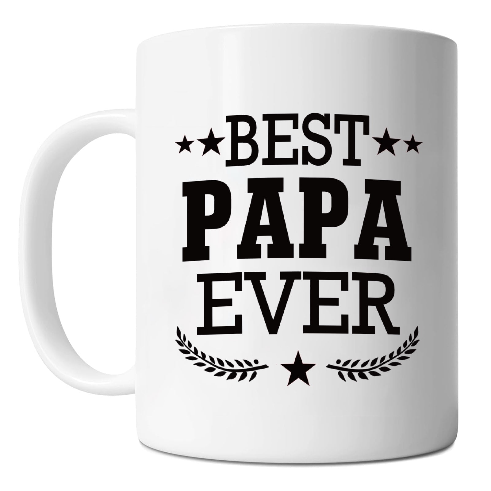 Mycheny Best Papa Ever Coffee Mug - Papa Father's Day Presents, Dad and ...