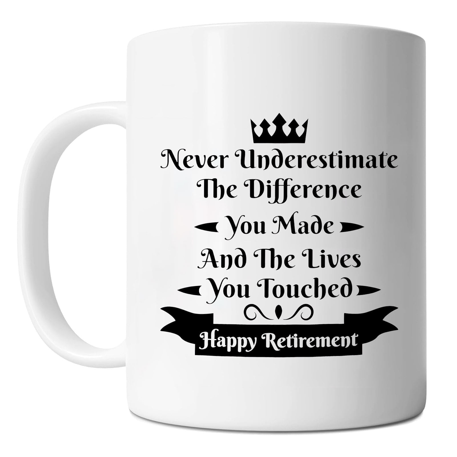 Mycheny Funny Happy Retirement Coffee Mug - Retired Gifts for Men ...