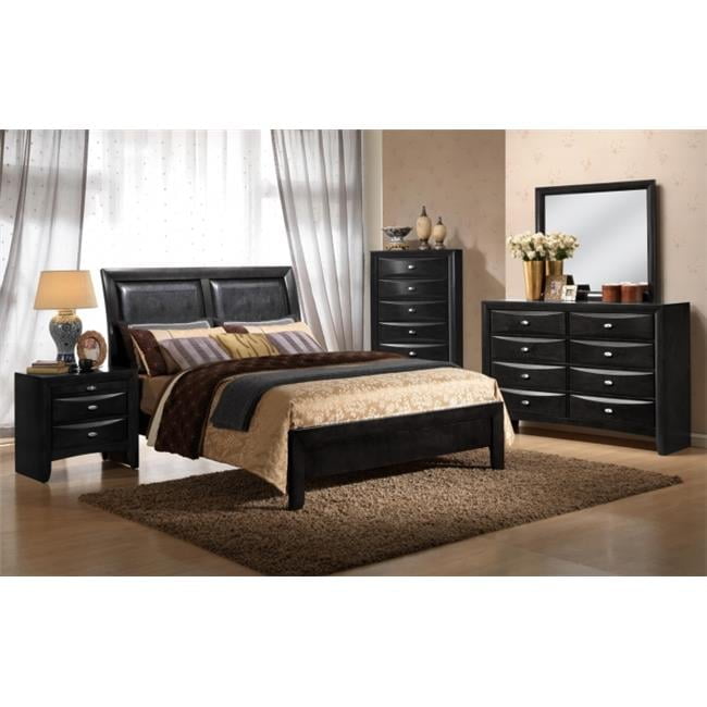 Myco Furniture Black Emily Mirror - Black - Walmart.com