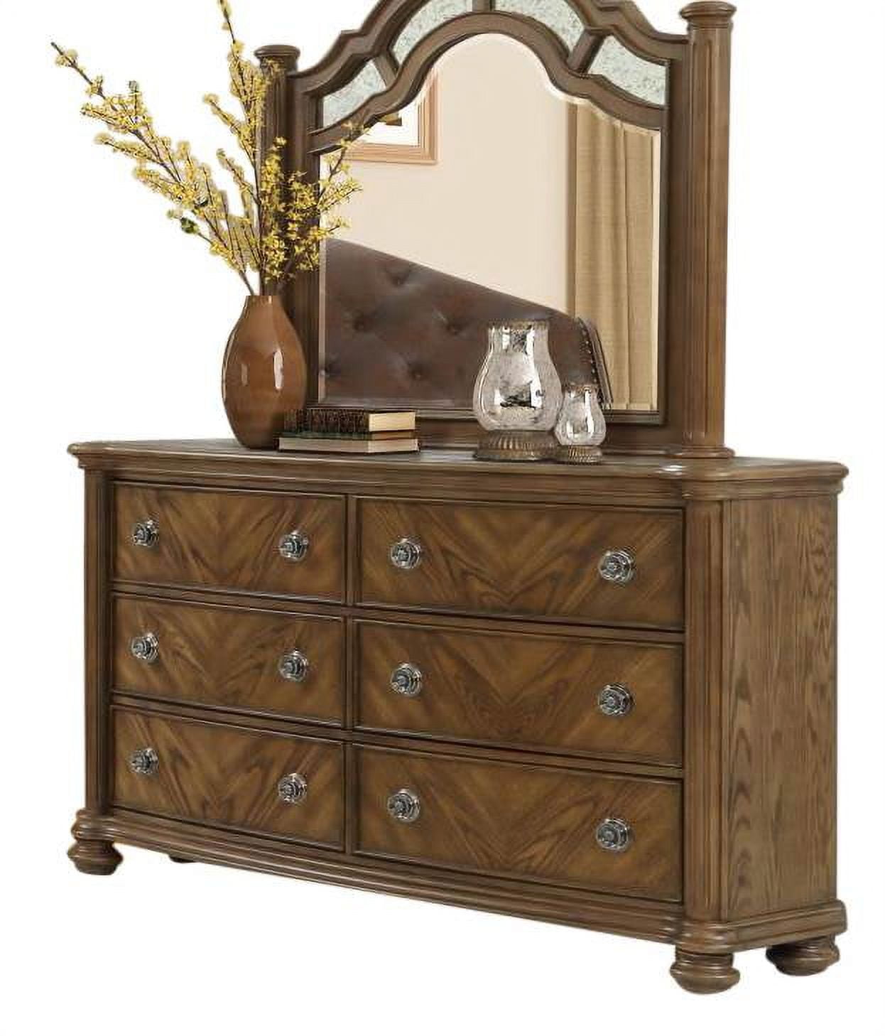 Myco Furniture KA400-DR 18 x 66 x 39 in. Karla Dresser, Walnut ...