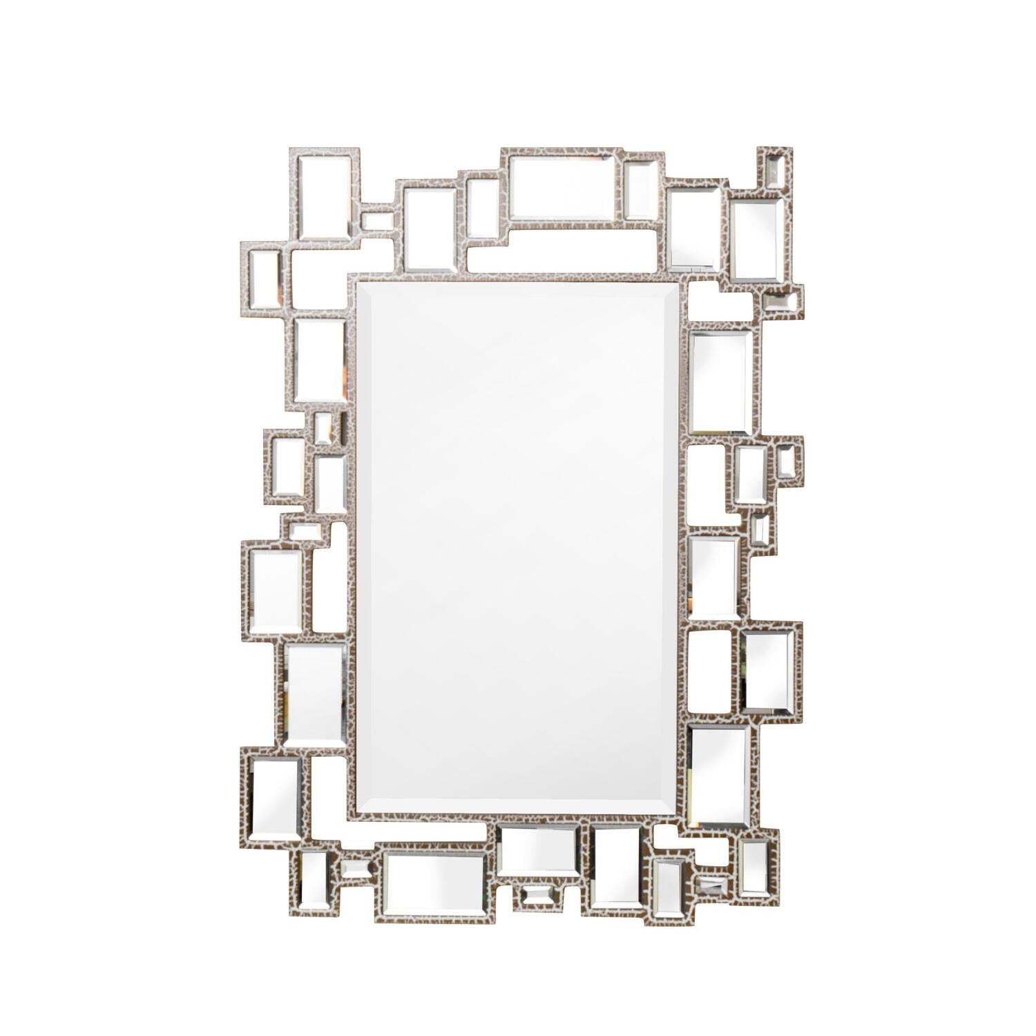 Myco Furniture VR905 1 x 23 x 32 in. Viera Wall Mirror, Antique ...