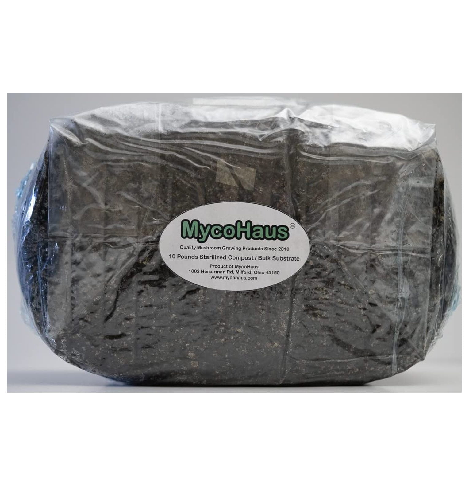 MycoHaus 10 Pounds Sterilized Compost Mushroom Substrate - Walmart.com