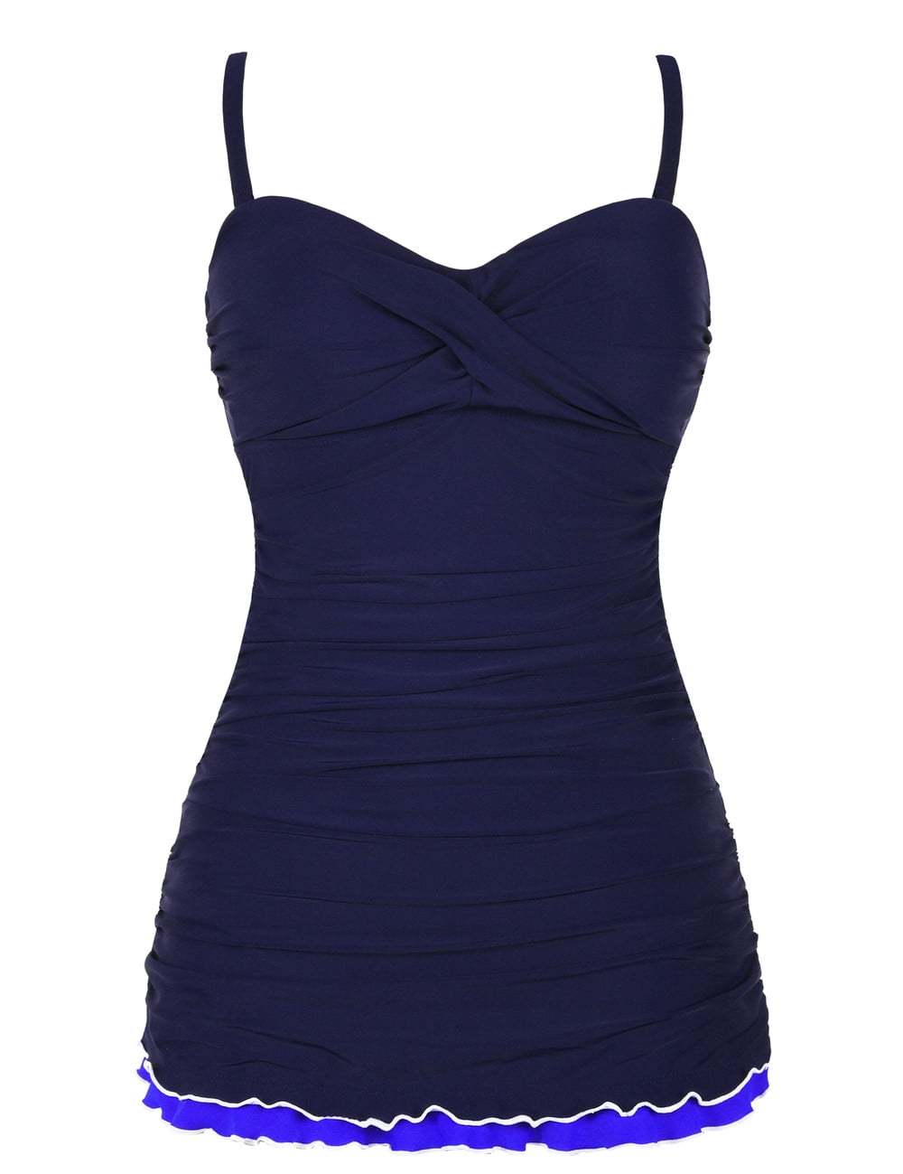 Mycoco Women's One Piece Swimdress Tummy Control Bathing Suit Monokini ...