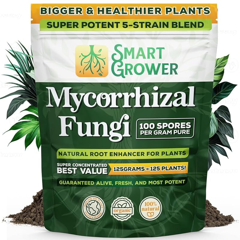 Mycorrhizal Fungi Organic Root Enhancer for Plants, Super Potent 100 ...