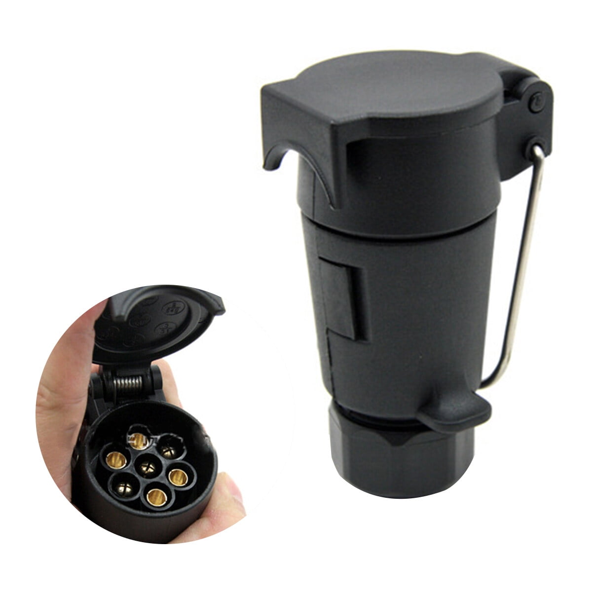 Myenne 12V Adapter Trailer Wiring Towing Adapter 7-pin - Walmart.com