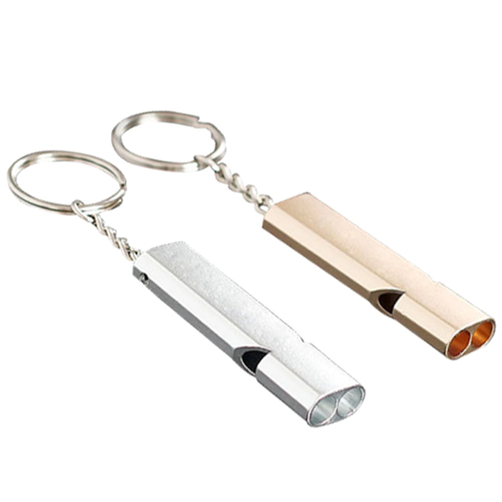 Myenne 2 Pcs Emergency Whistle Dual Tubes High Frequency Loud with ...