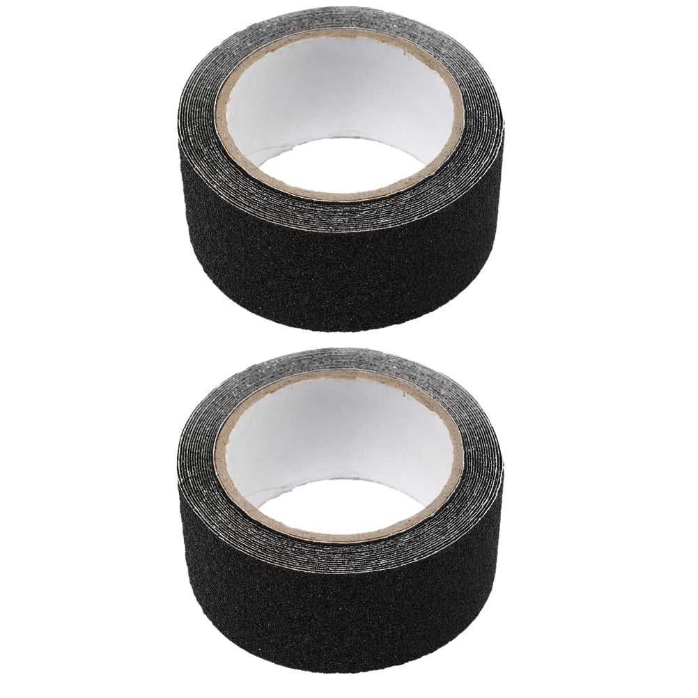 Myenne 2 Rolls Tread Step Tape Black Safety Nonslip Tape Slipping ...