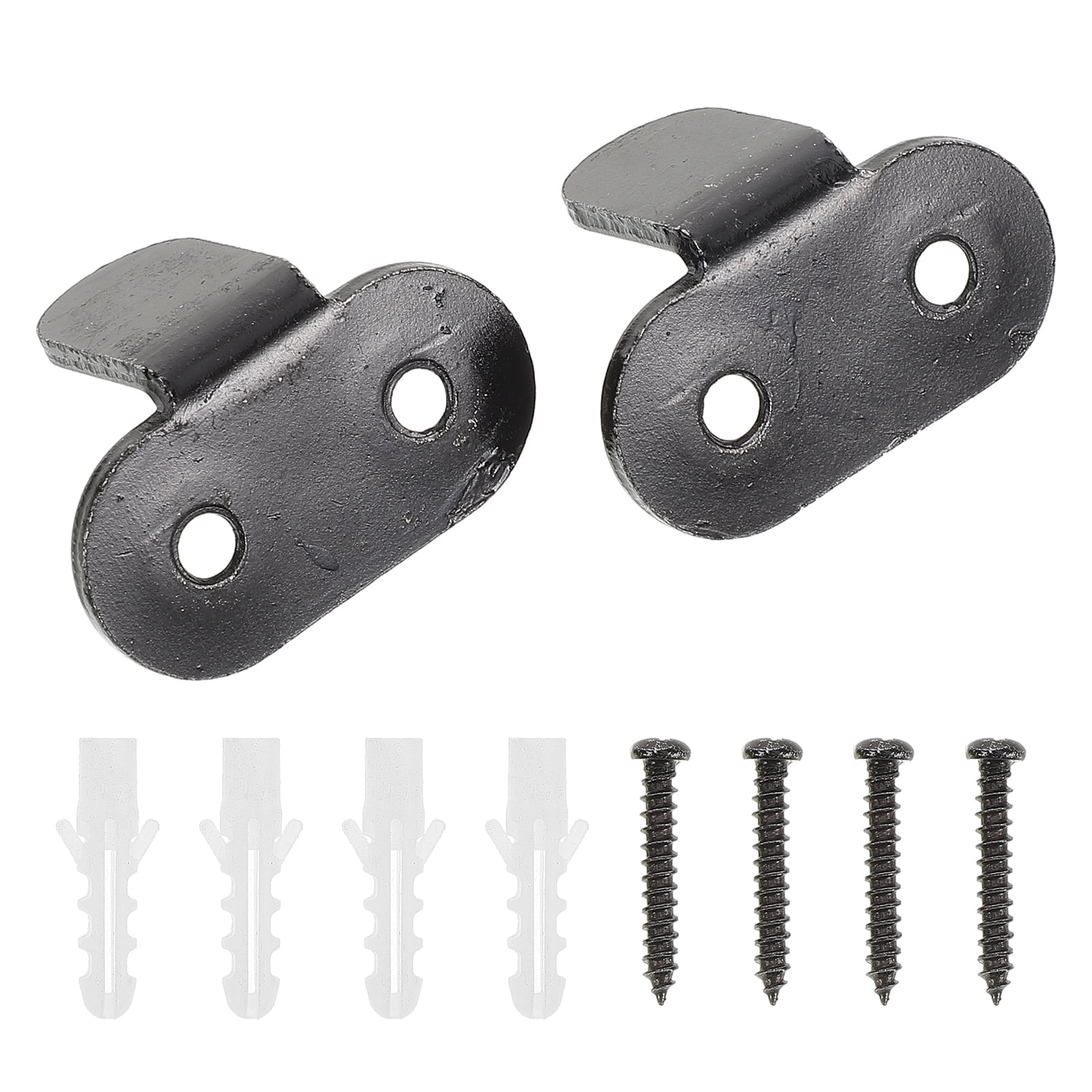 Myenne 2 Sets Sliding Closet Door Guides Barn Door Floor Guides ...