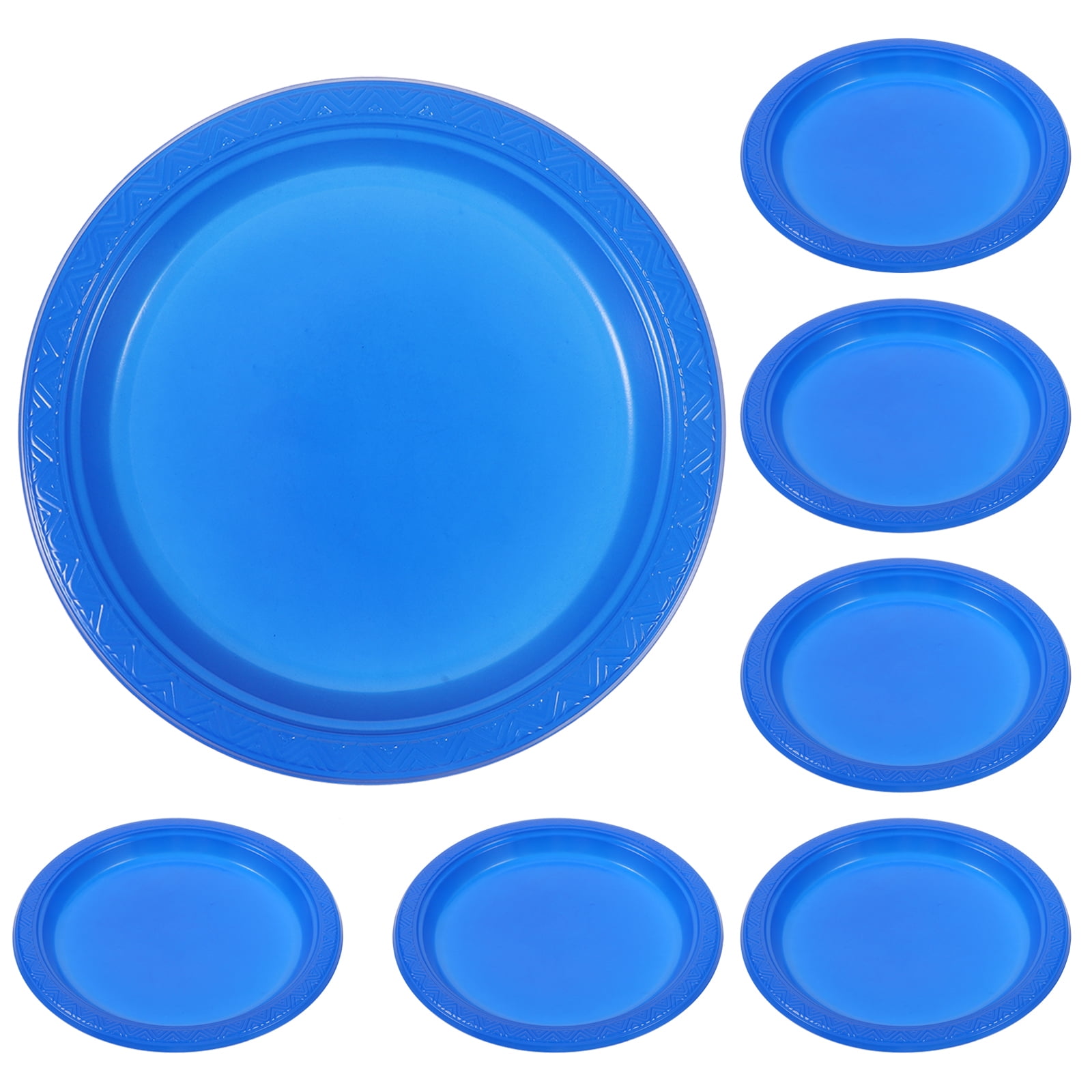 Myenne 20Pcs Party Food Serving Plates Round Snacks Plates Cake Fruits ...