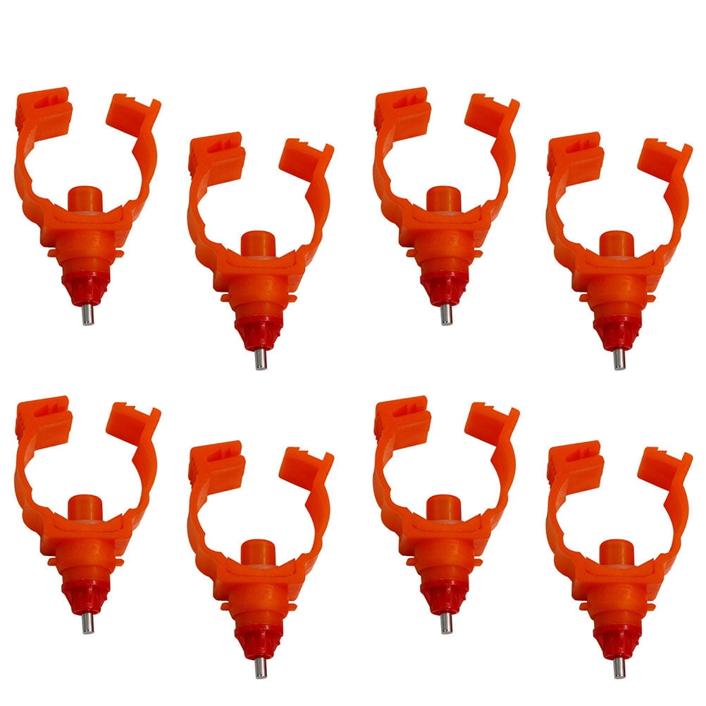 Myenne 20pcs Chicken Waterer Poultry Drinker Pigeon Quail Drinking Bowl ...