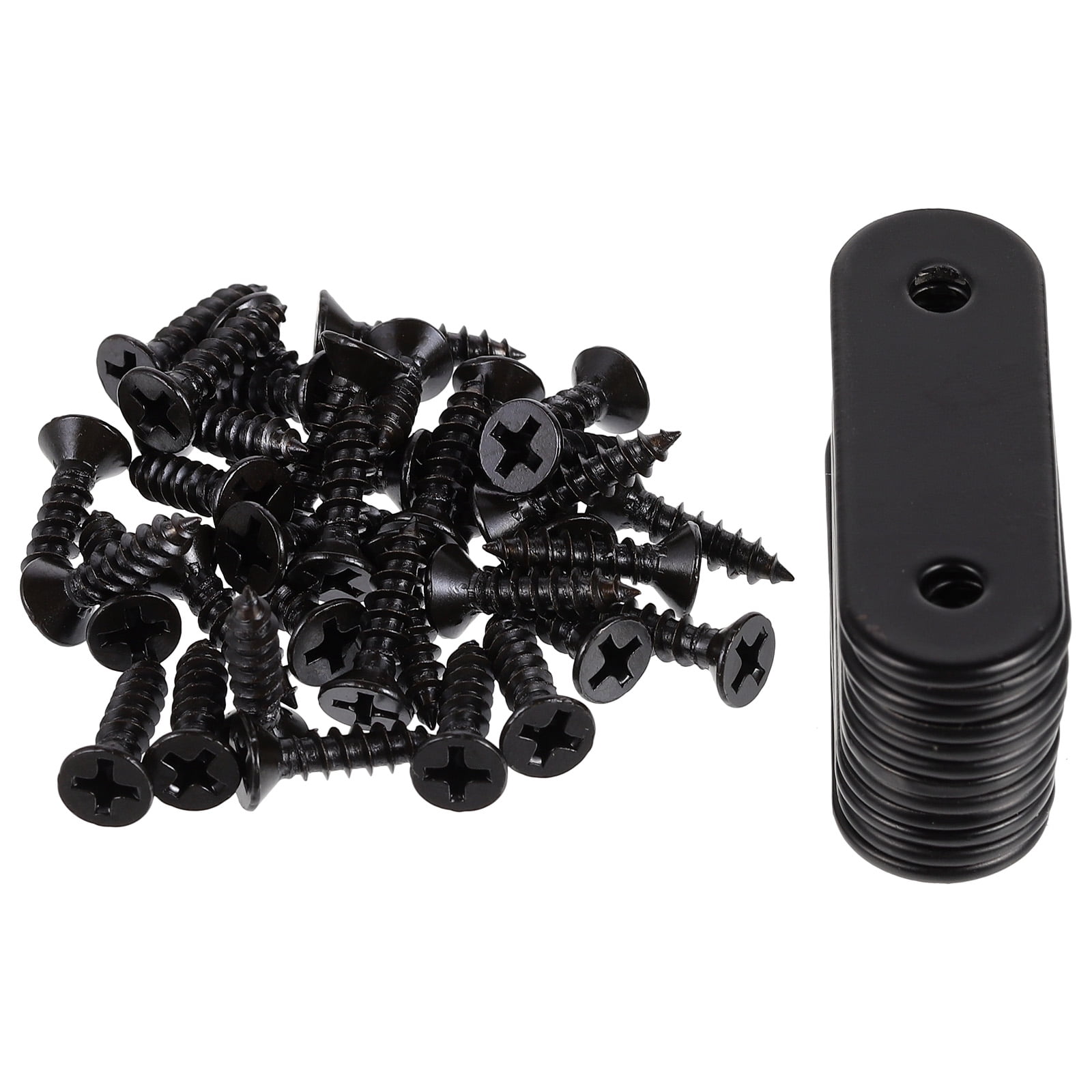 Myenne 24 Pcs Straight Braces Furniture Bracket Fasteners Mending ...