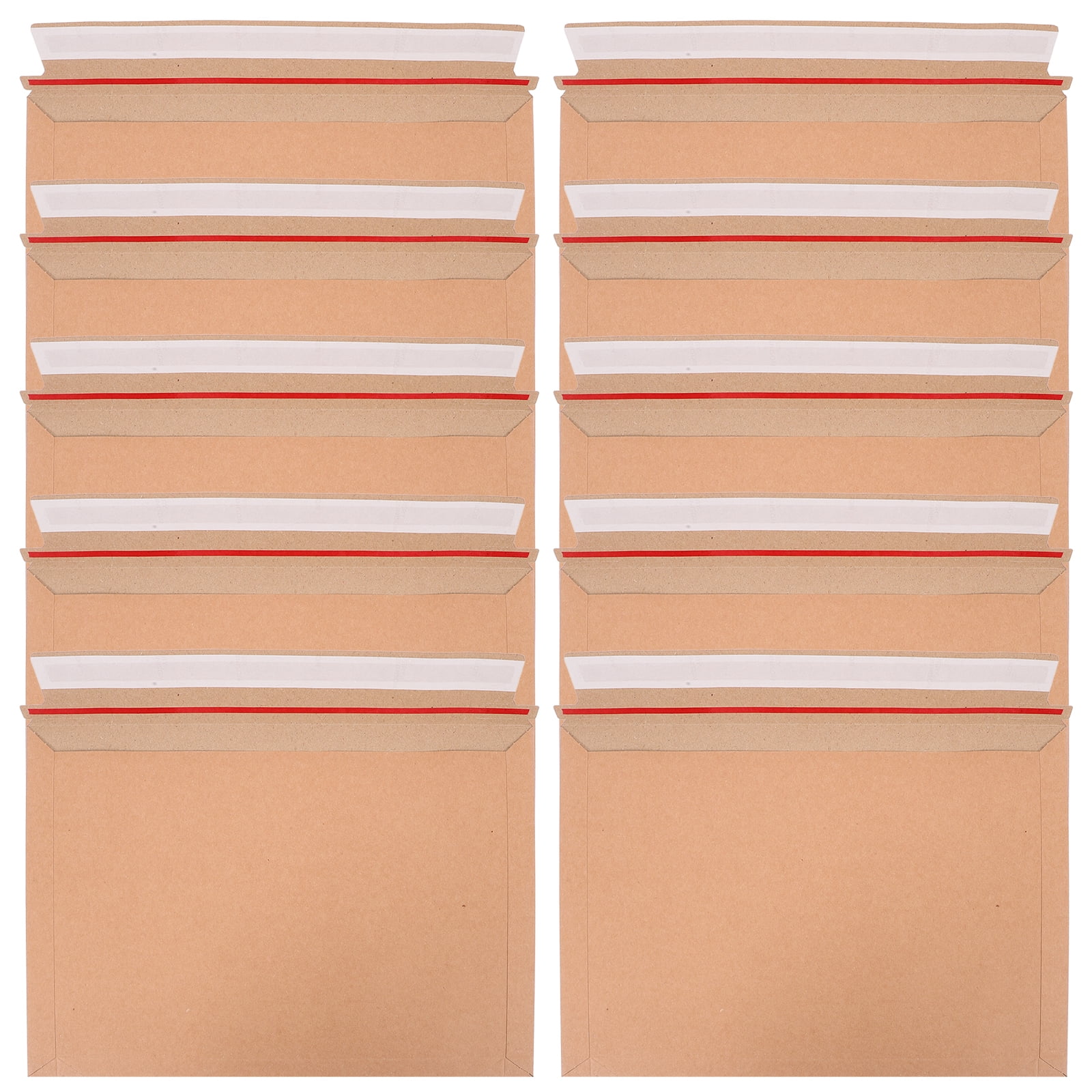 Myenne 25pcs Mailing Envelopes Rigid Cardboard Envelopes Self-Seal Stay ...