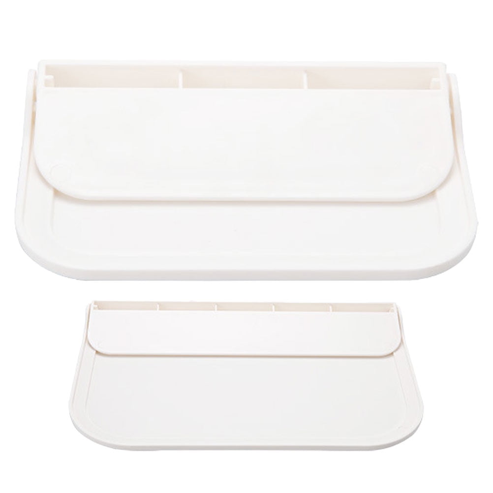 Myenne 2PCS Foldable Stick on Shelf Space-Saving Folding Shelf Wall ...