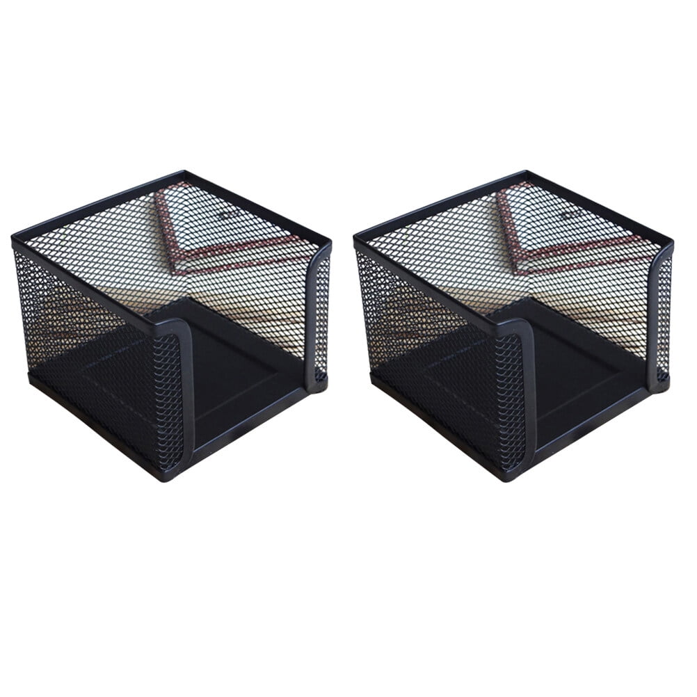 Myenne 2PCS Wire Mesh Self-Stick Note Storage Racks Note Holders ...