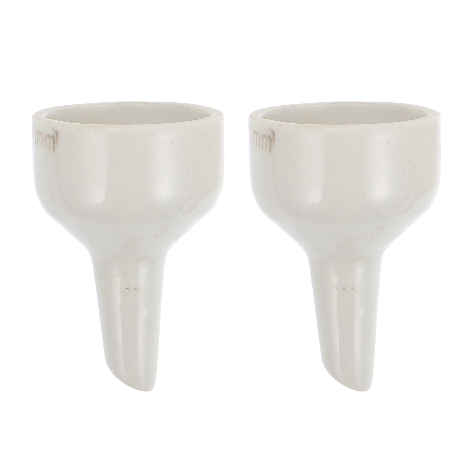 Ceramic Funnel for Laboratory Use 2pcs White Synthetic Material ...