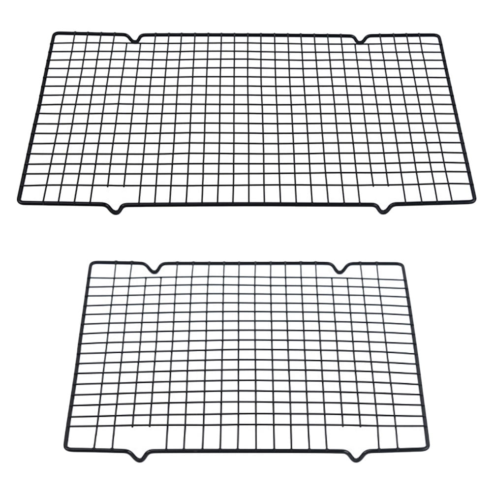 Myenne 2pcs Nonstick Cake Bread Cooling Rack Rectangle Design Baking ...