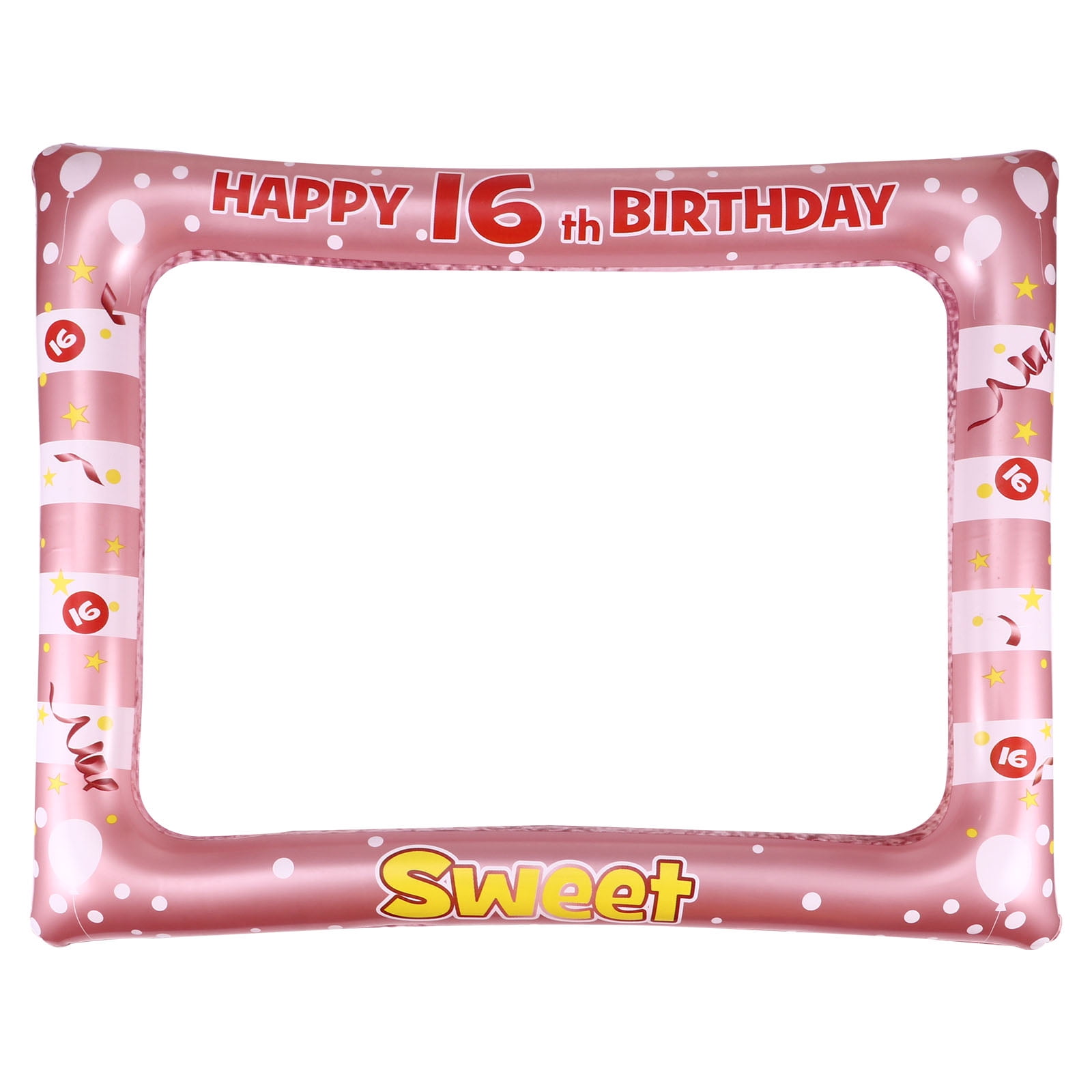 Masteelf Rose Gold Birthday Photo Frame Party Accessories for Taking ...