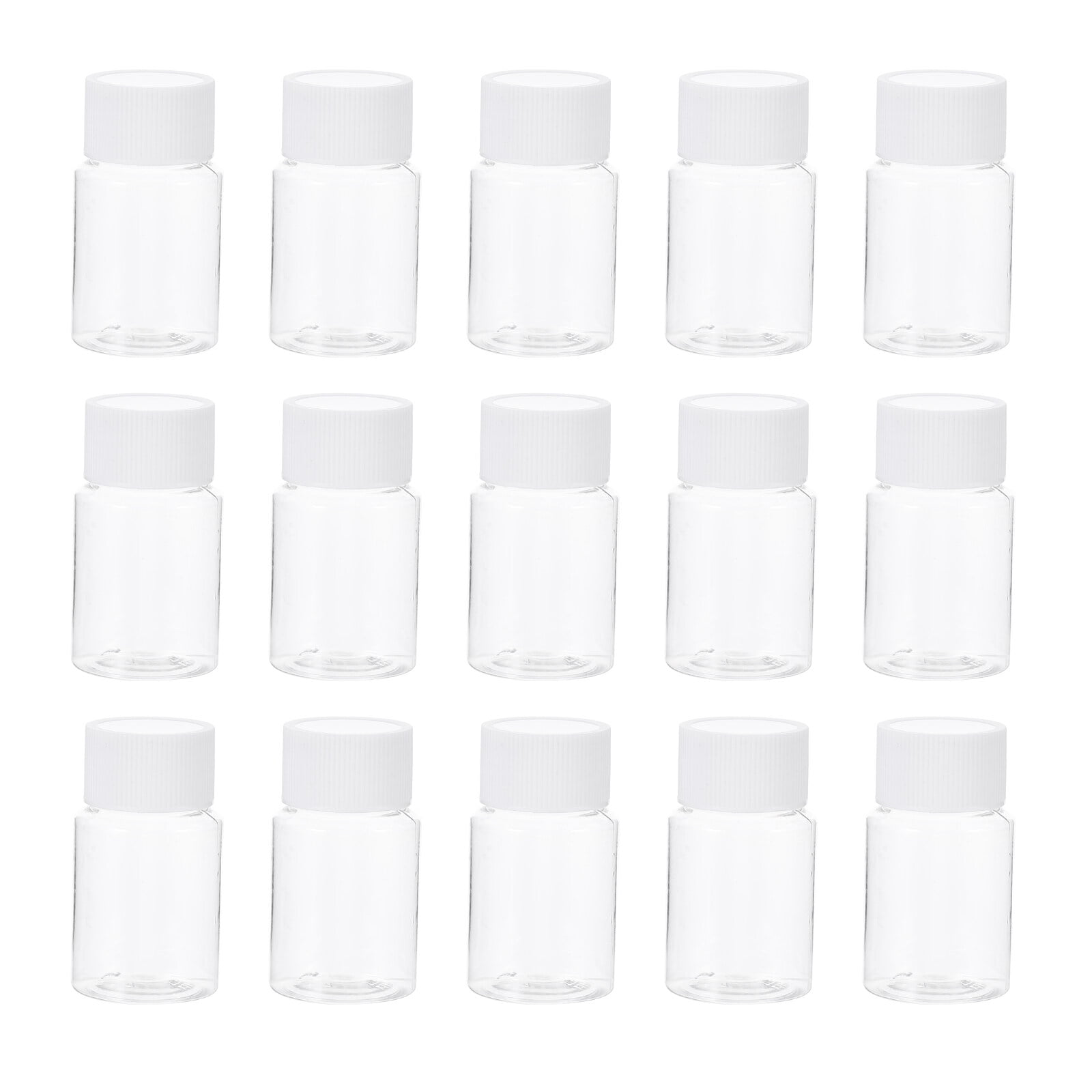 Myenne 35pcs Laboratory Sealing Sample Vials 30ml Plastic Reagent ...
