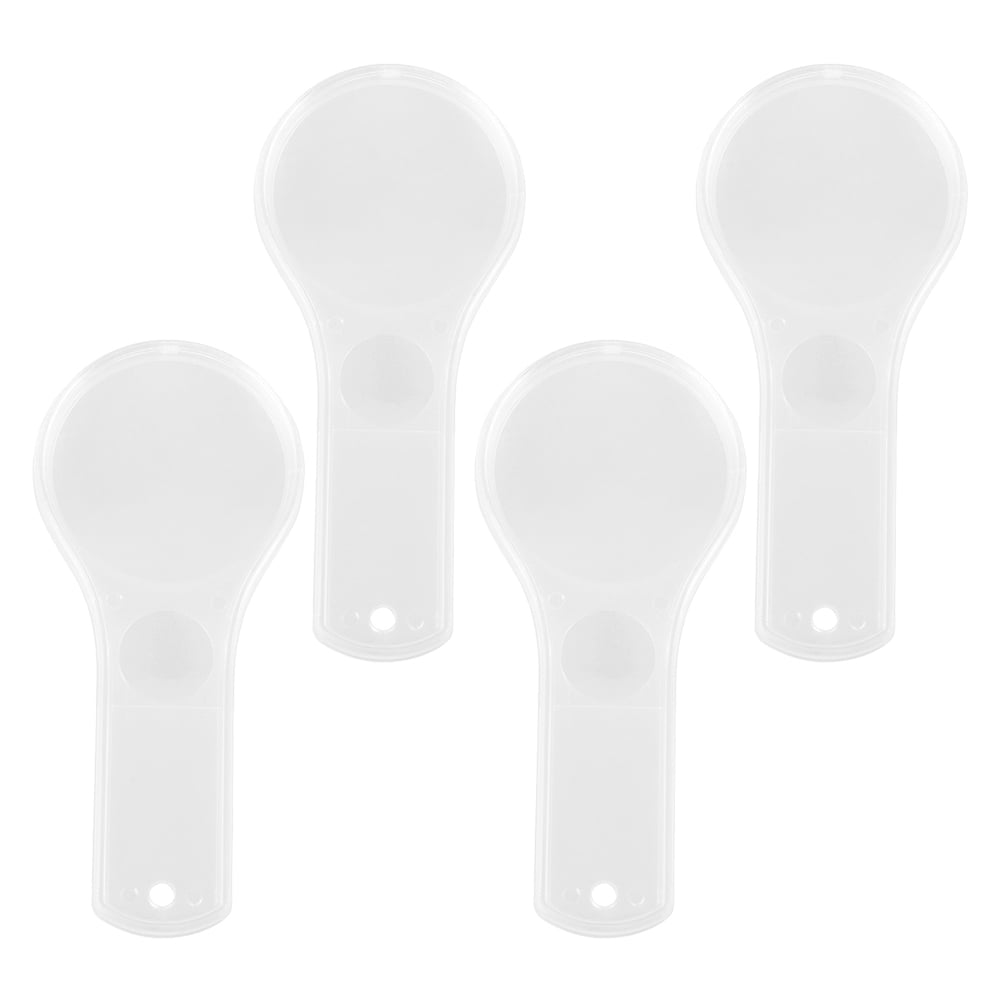 Myenne 4 Pcs Magnifying Glass Kids Plastic Magnifier 3x Hand Lens Small ...