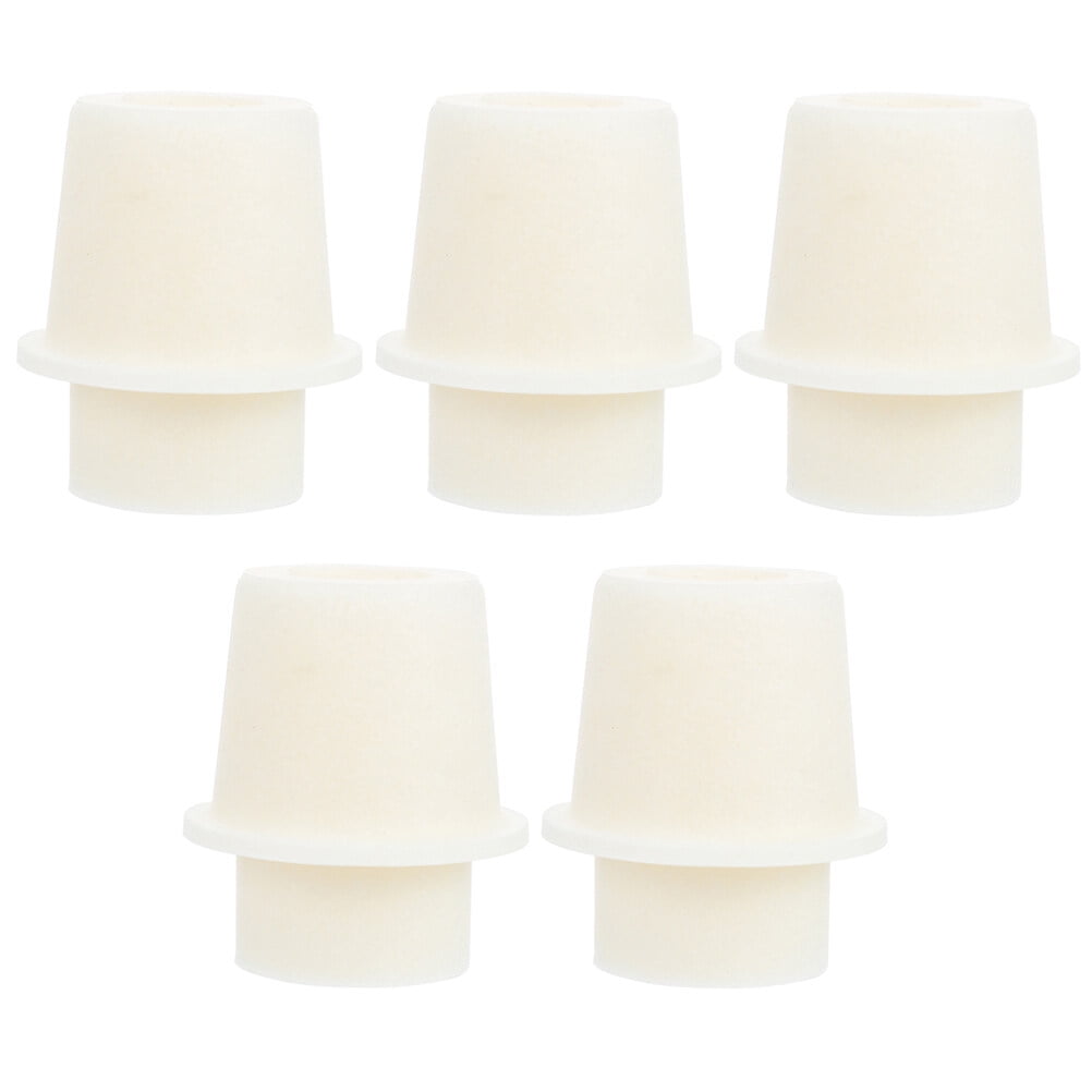 Myenne 5pcs Conical Glass Tube Stoppers Erlenmeyer Flask Stoppers Test ...