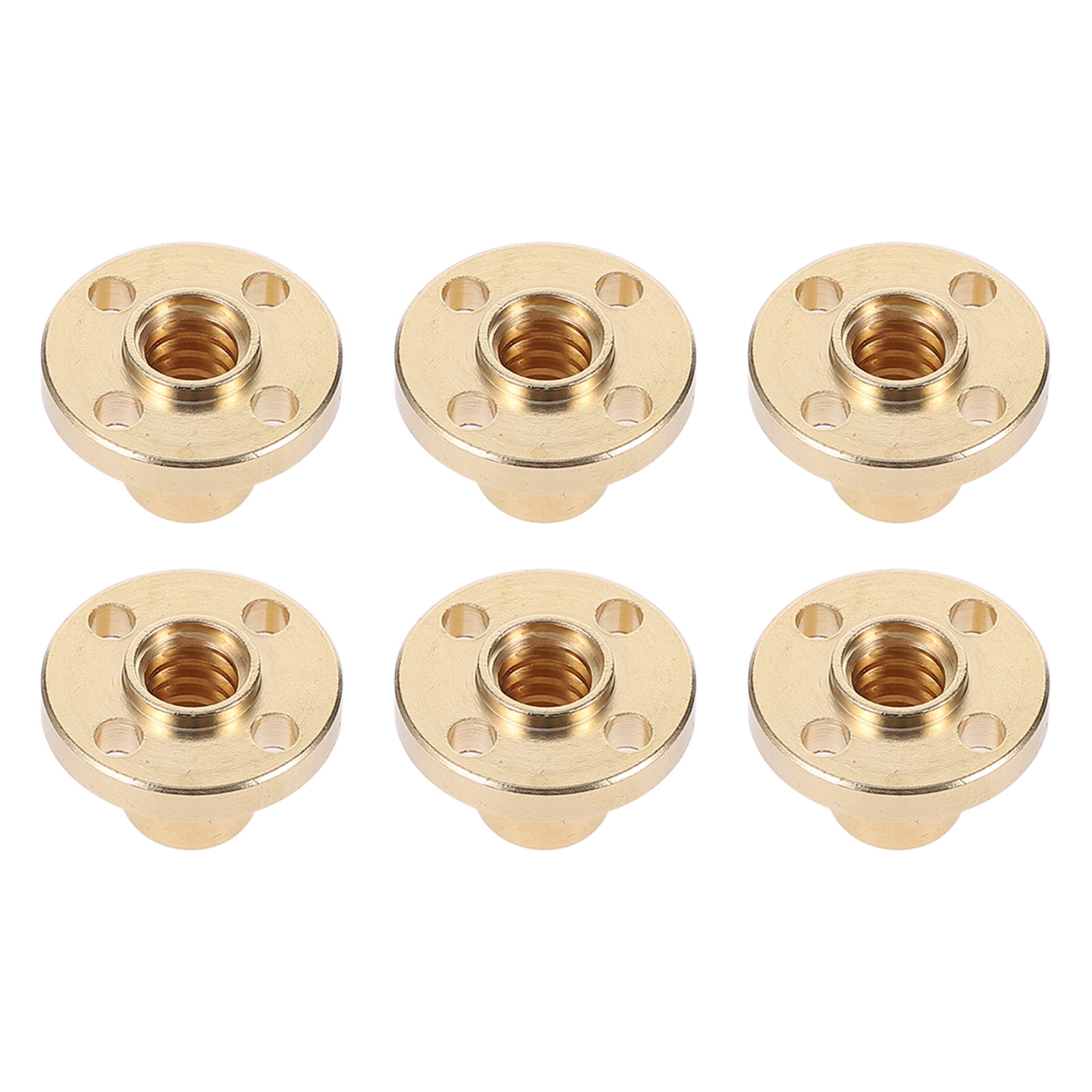 Myenne 6pcs 3D Printer Parts T8 Nut Copper Trapezoidal Screw Nut for T8 ...