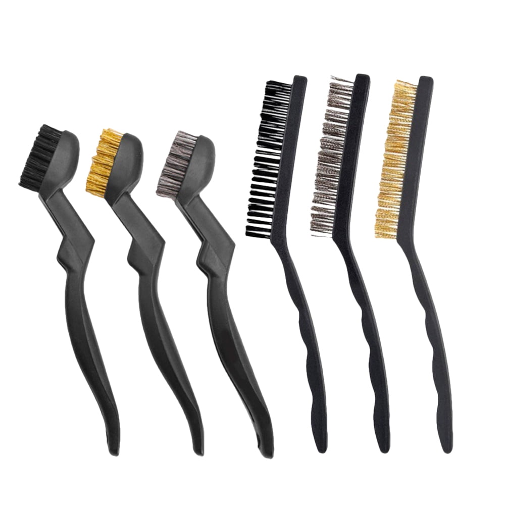 Myenne 6pcs Scratch Brushes Wire Brushes Set for Cleaning Welding Slag ...