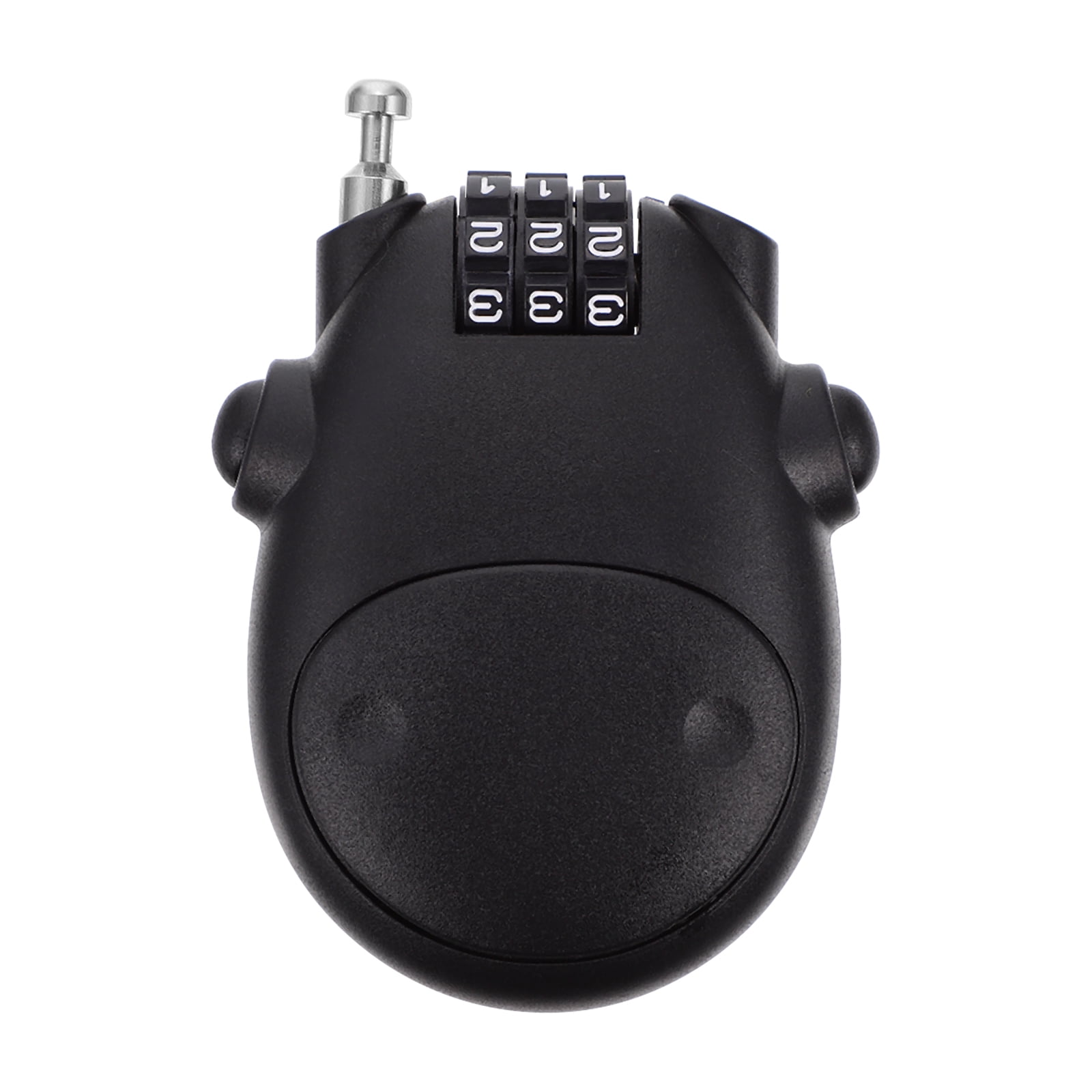 Myenne Bike High Security Telescopic Helmet Wire Rope Steel Cable Code ...