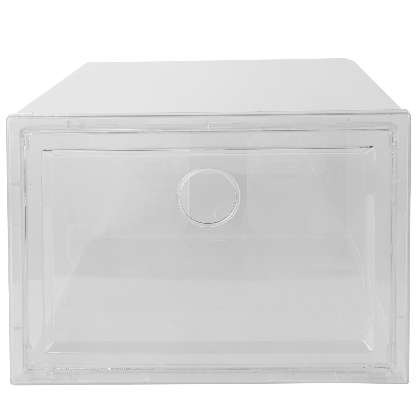 Myenne Drop Front Shoe Box Stackable Shoe Organizer Shoe Containers ...