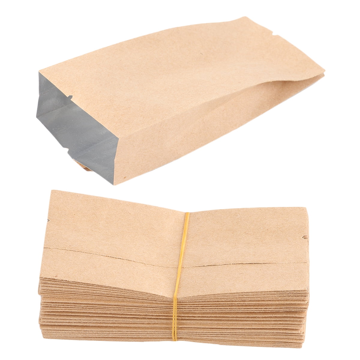 Myenne Kraft Paper Bags 100pcs Grocery Lunch Retail Shopping Bag Brown ...