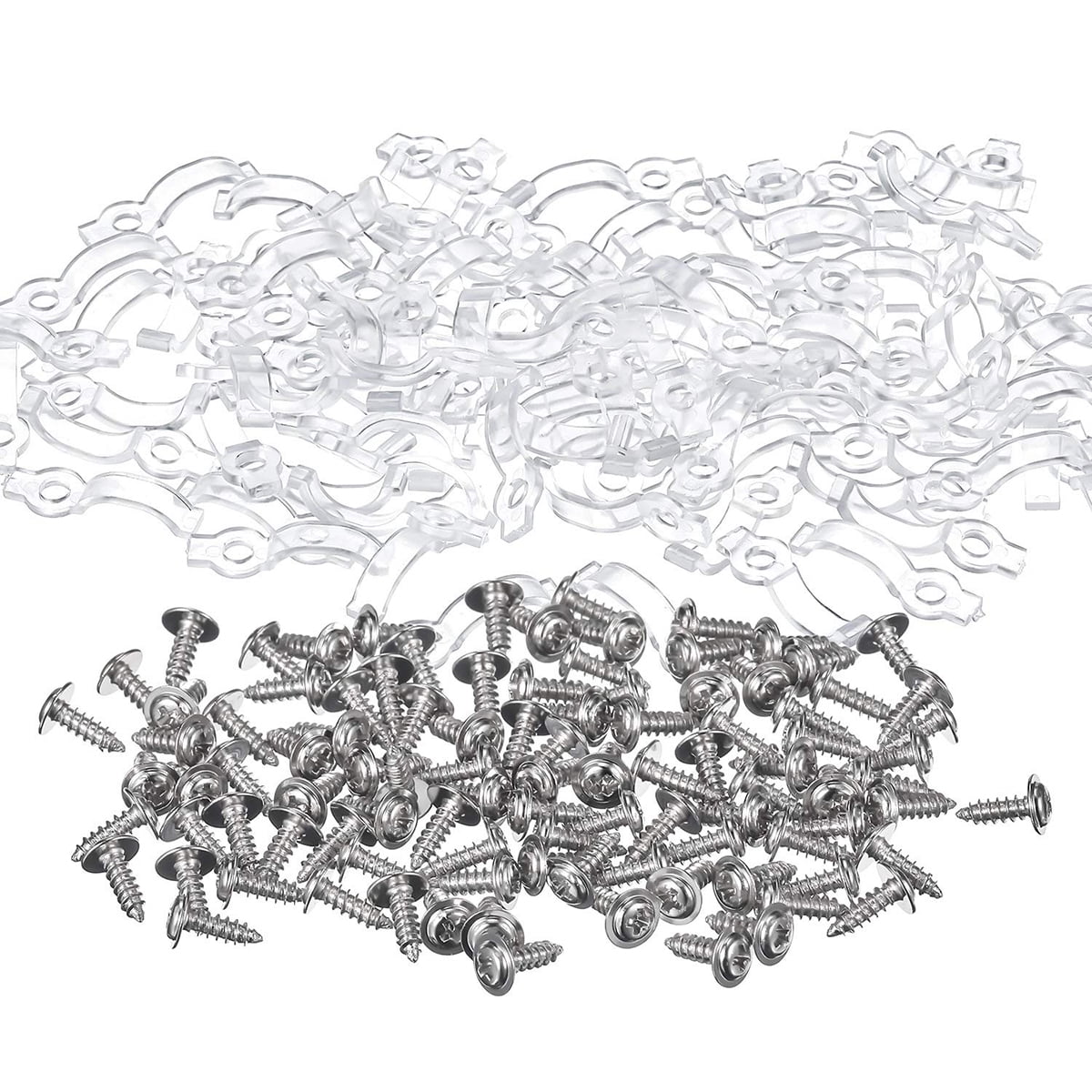 Myenne LED Rope Light Clips Holder Clear Light Mounting Clips with ...