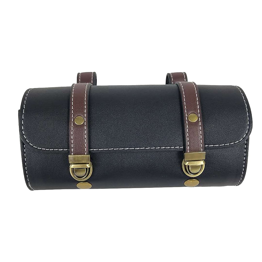 HEATSHAKING Small Motorcycle Pouch Bag Leather 1Set 8.7x4.3x2.9in ...