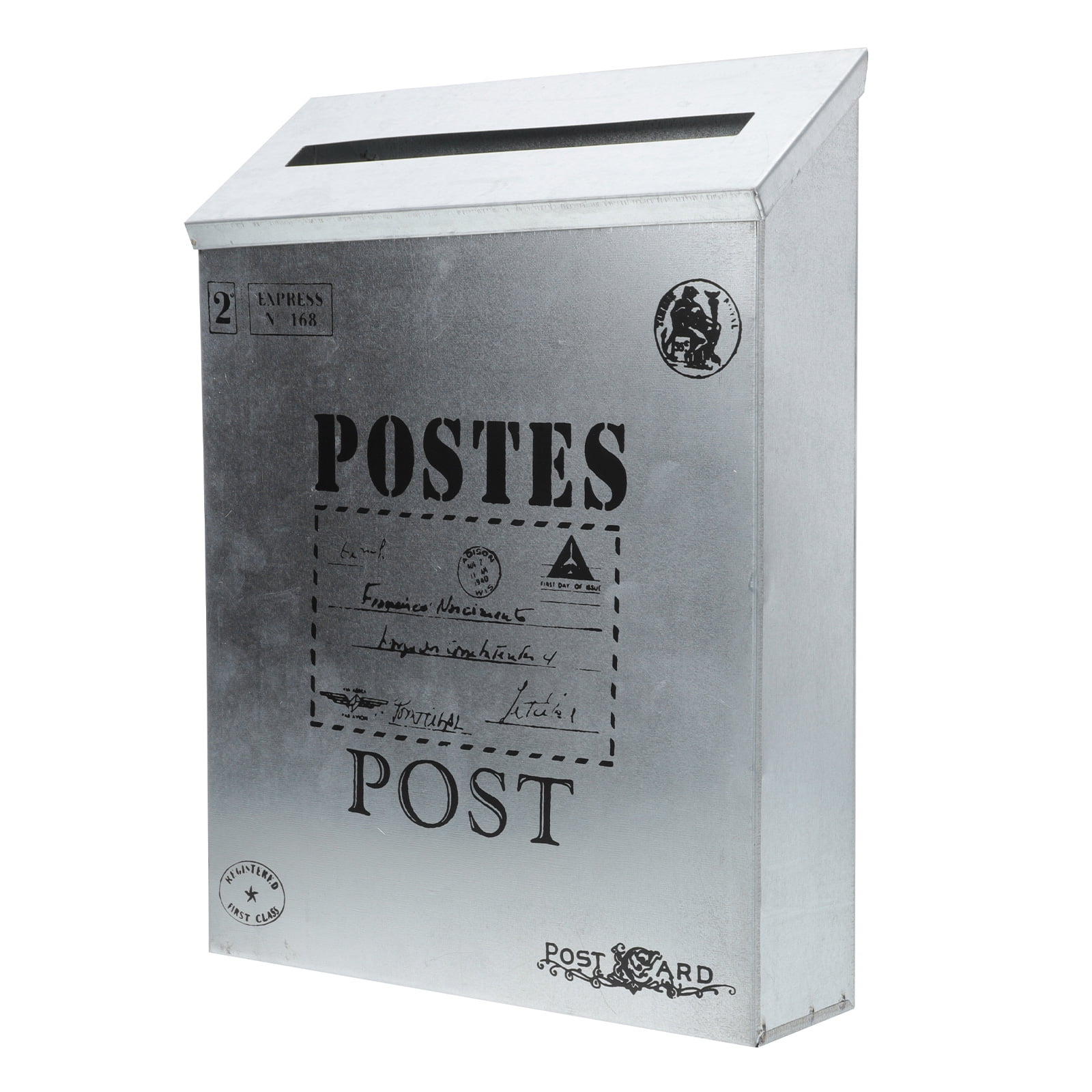 Myenne Outdoor Mailbox Post Box Mailbox Home Decor Letter Box Storage ...