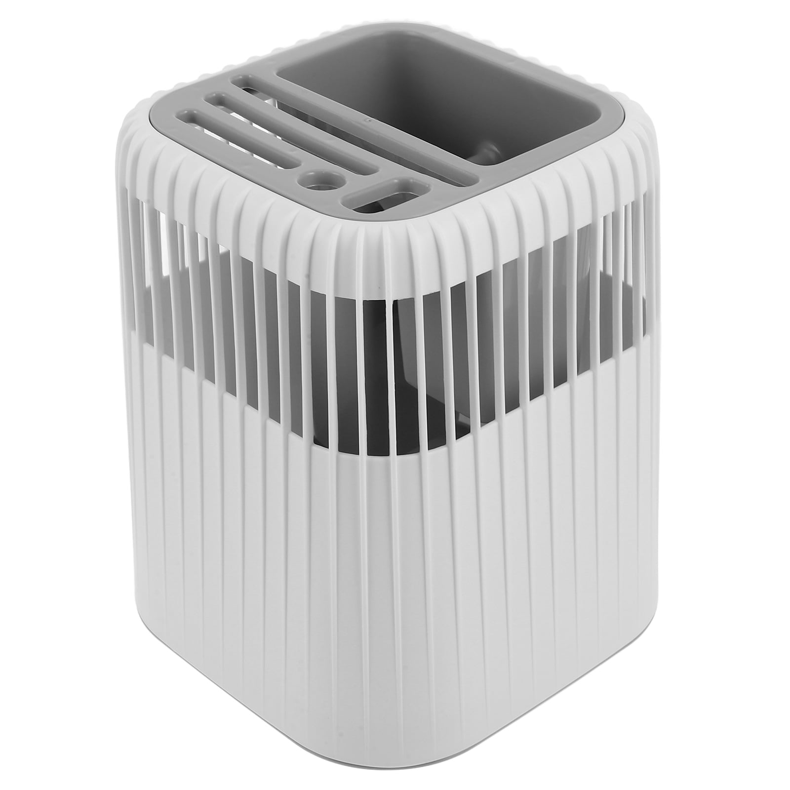 MLINS Kitchen Counter Utensil Drying Rack with Silverware Holder ...