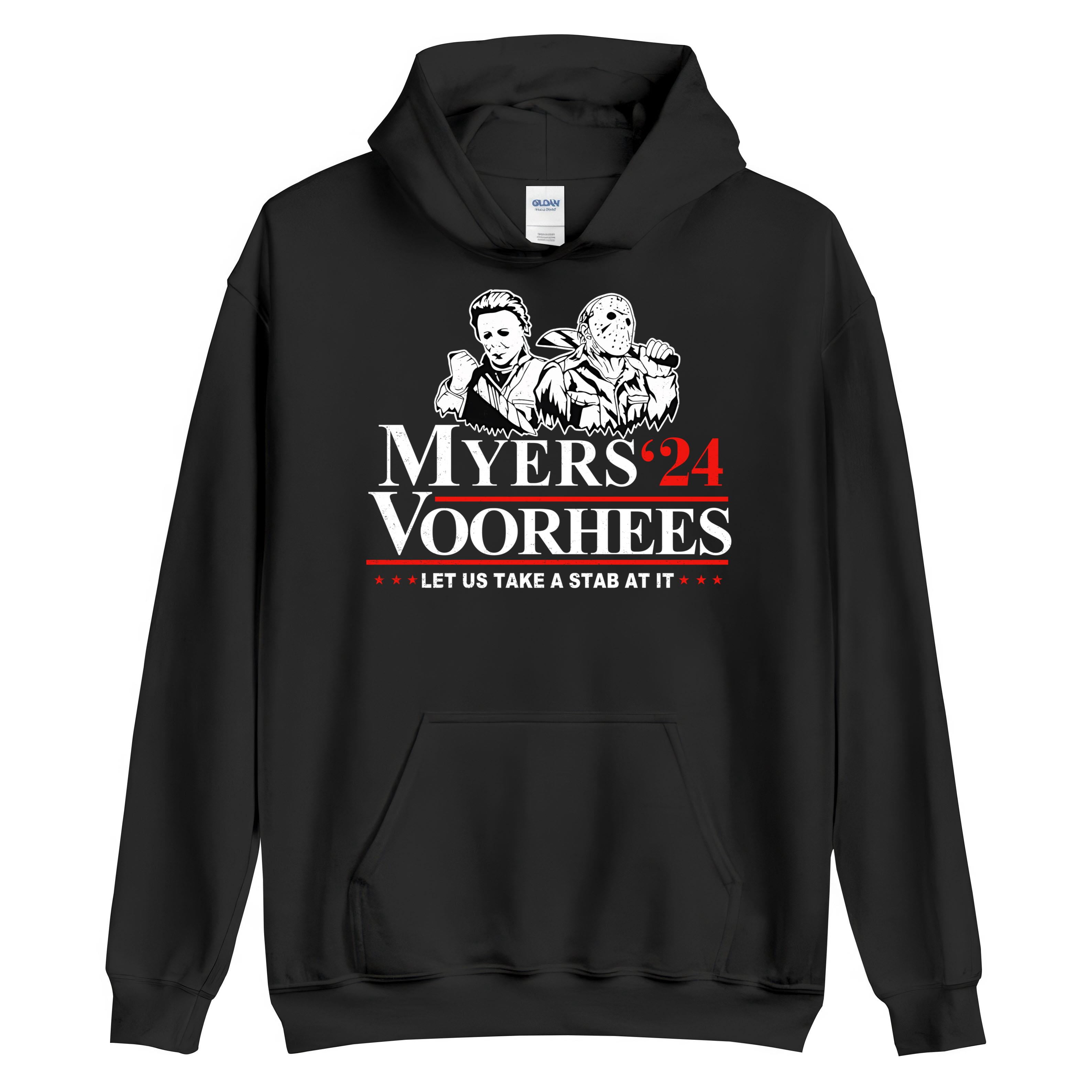 Myers Voorhees 2024 Let Us Take A Stab At It T-shirt-TH30785 - Walmart.com