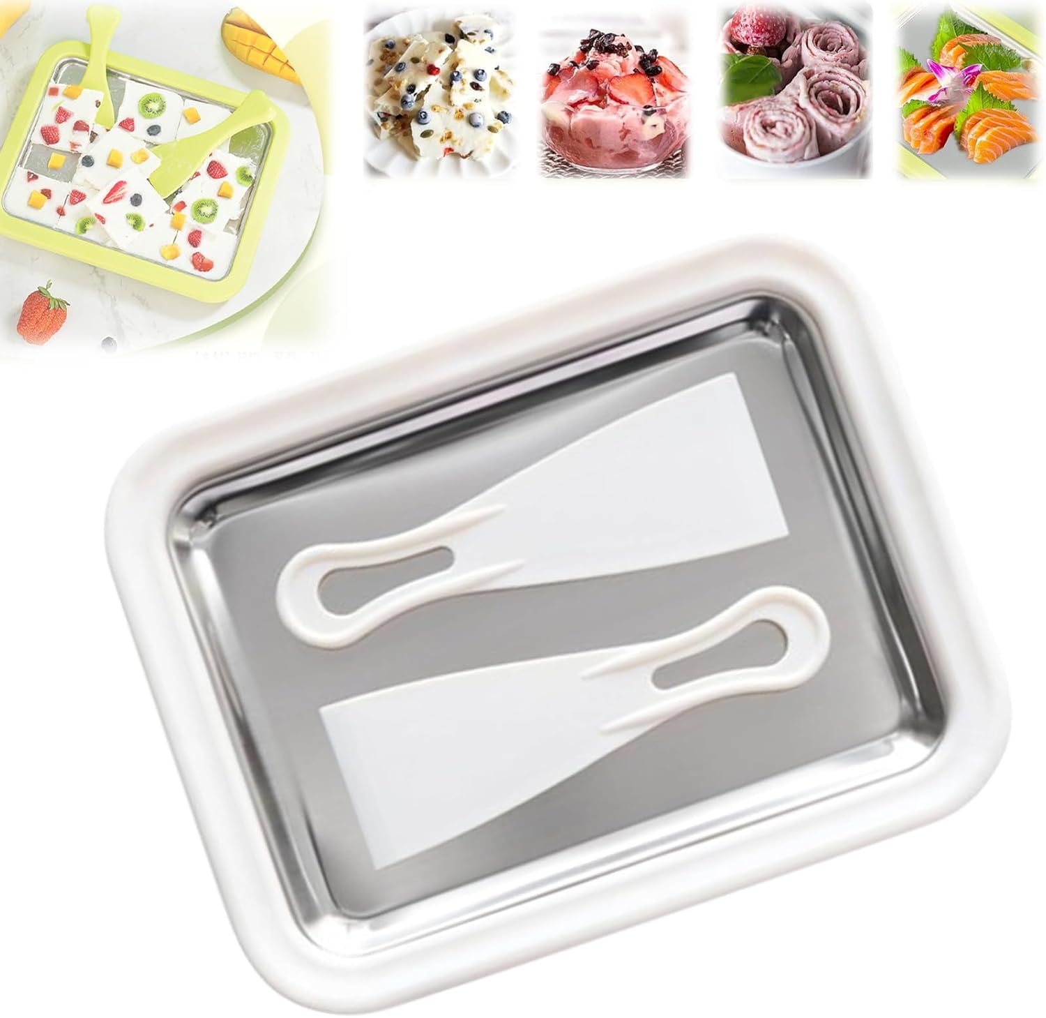 Myfroroll Ice Cream, Instant Ice Cream Roller Maker, Rolled Ice Cream ...
