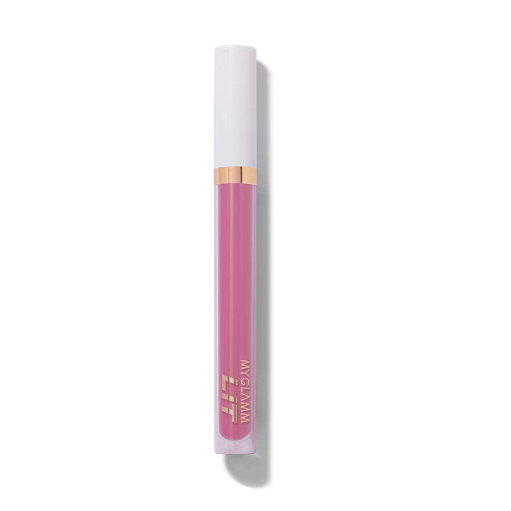 Myglamm Lit Liquid Matte Lipstick-Half Night Stand (Pink Nude Brown)-3 ...