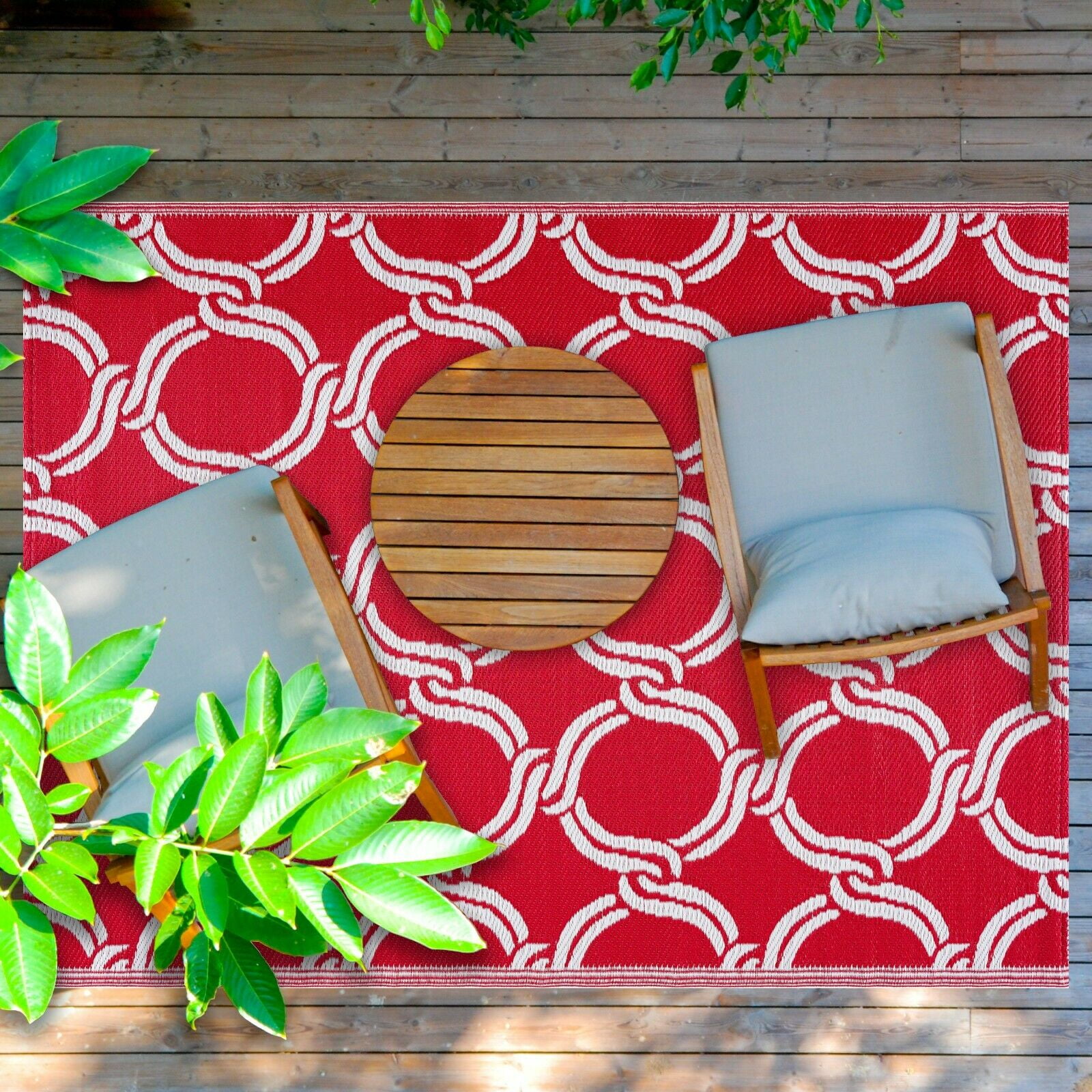 Mykonos Design 100% Eco-friendly Lightweight Plastic Outdoor Mat/Rug ...
