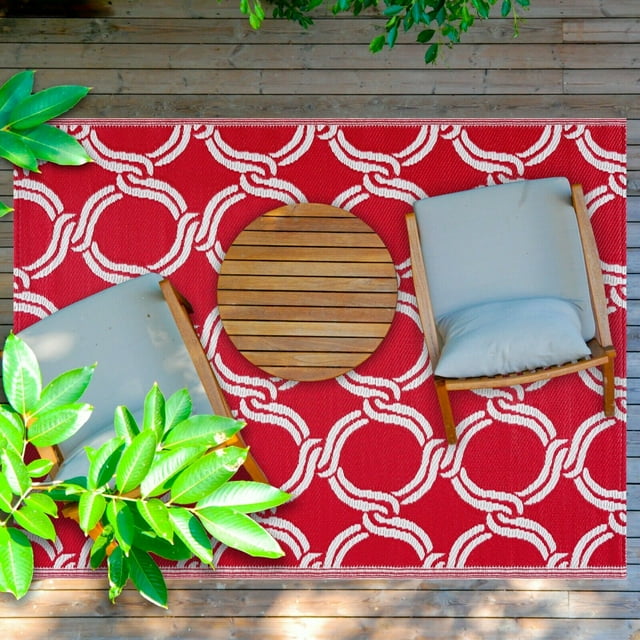 Mykonos Design 100% Eco-friendly Lightweight Plastic Outdoor Mat/Rug ...