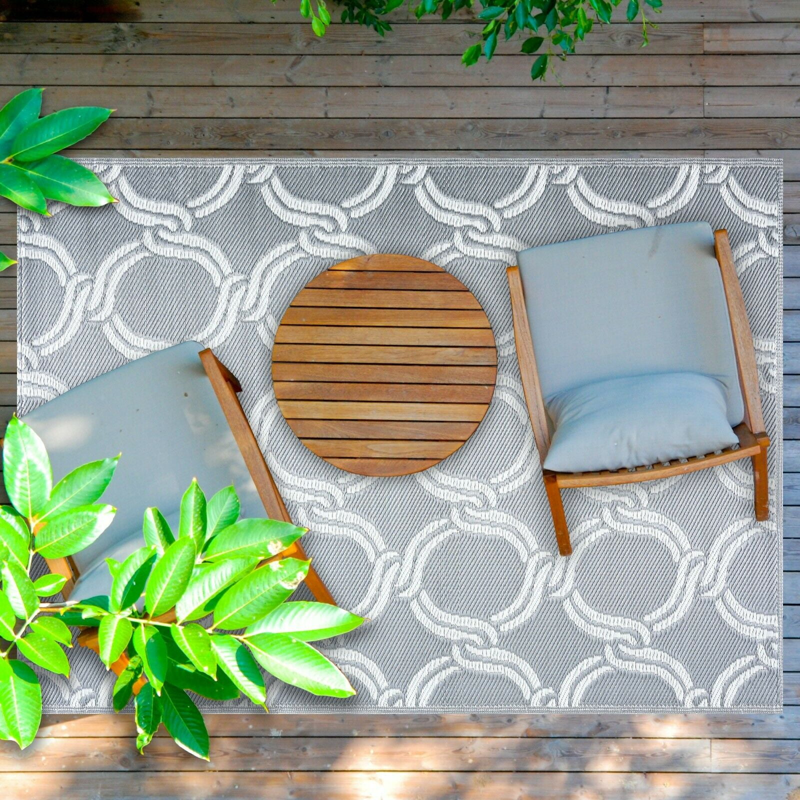 Mykonos Design 100% Eco-friendly Lightweight Plastic Outdoor Mat/Rug ...