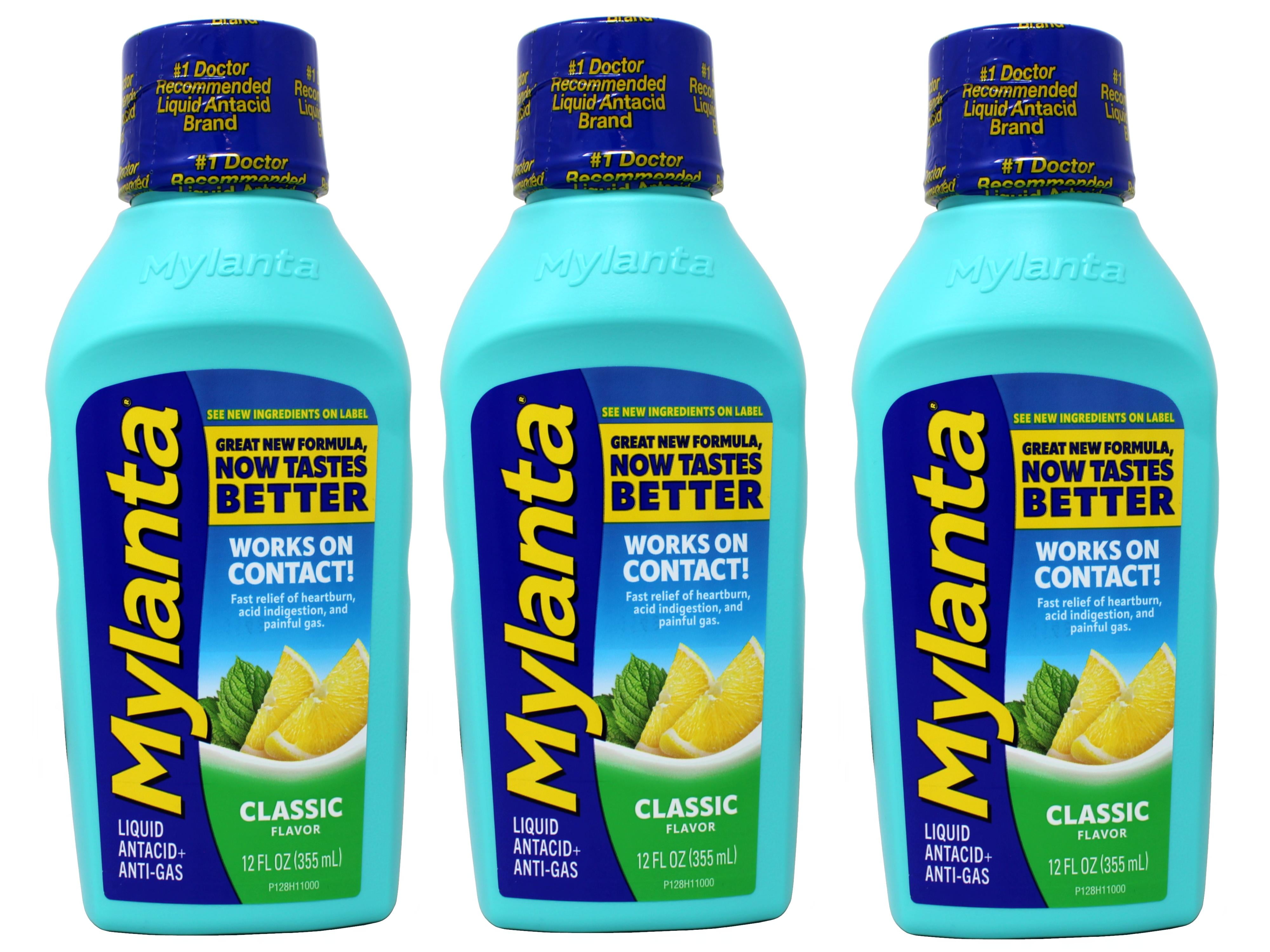 Mylanta Antacid and Gas Relief, Maximum Strength Formula, Classic ...