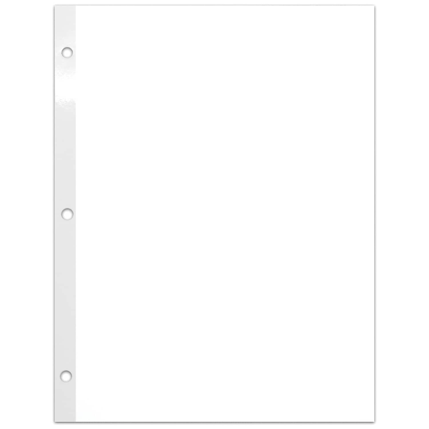 Mylar 3HP 8 1/2" x 11" 60 lbs. Bond Paper White 2500/Case 7593 ...