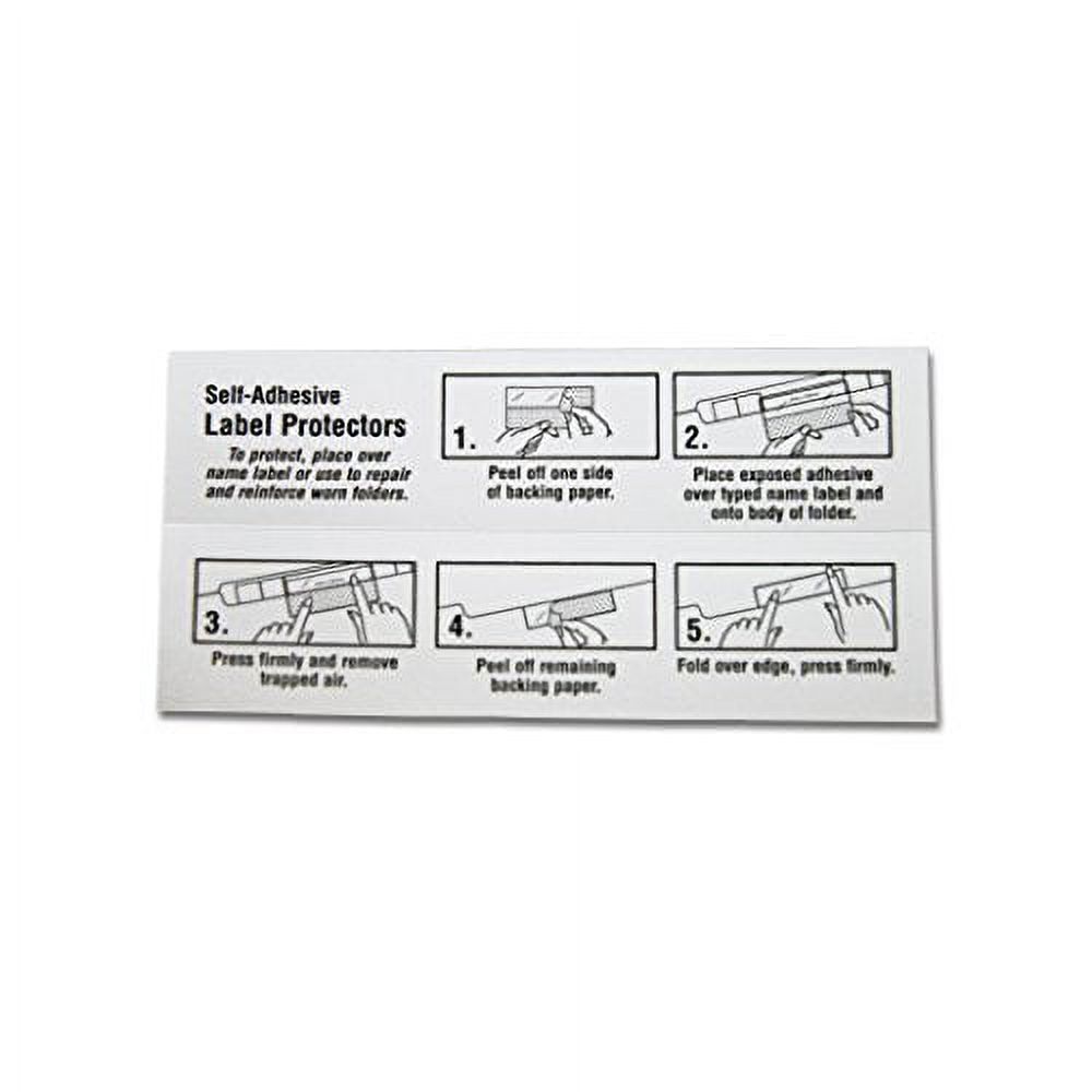 Mylar Clear Label Protectors (500/Box) - Walmart.com
