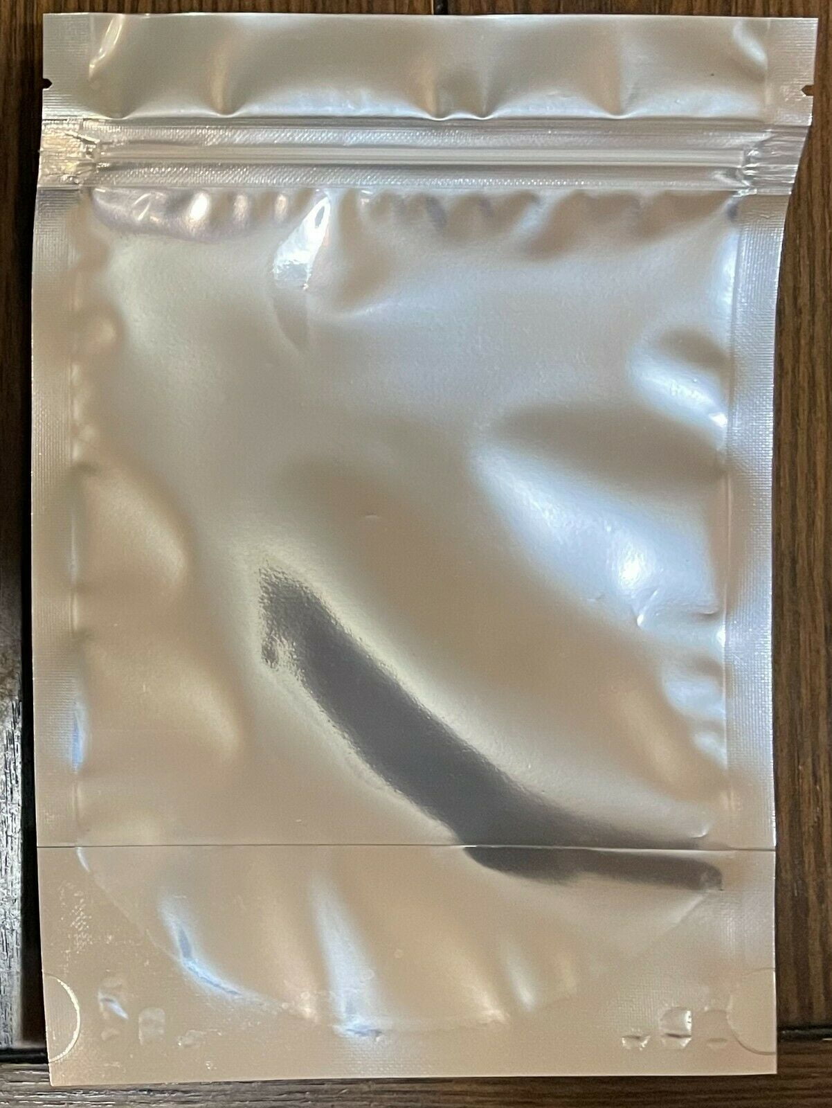 Mylar Stand Up & Flat Aluminum Foil Clear Front Bag Zip lock Resealable B4HP (19.5cm x 14cm (7.7 ...