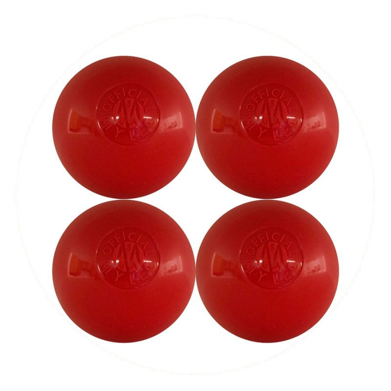 Mylec Hot Weather Hockey Balls, 4 Pack, Red - Walmart.com