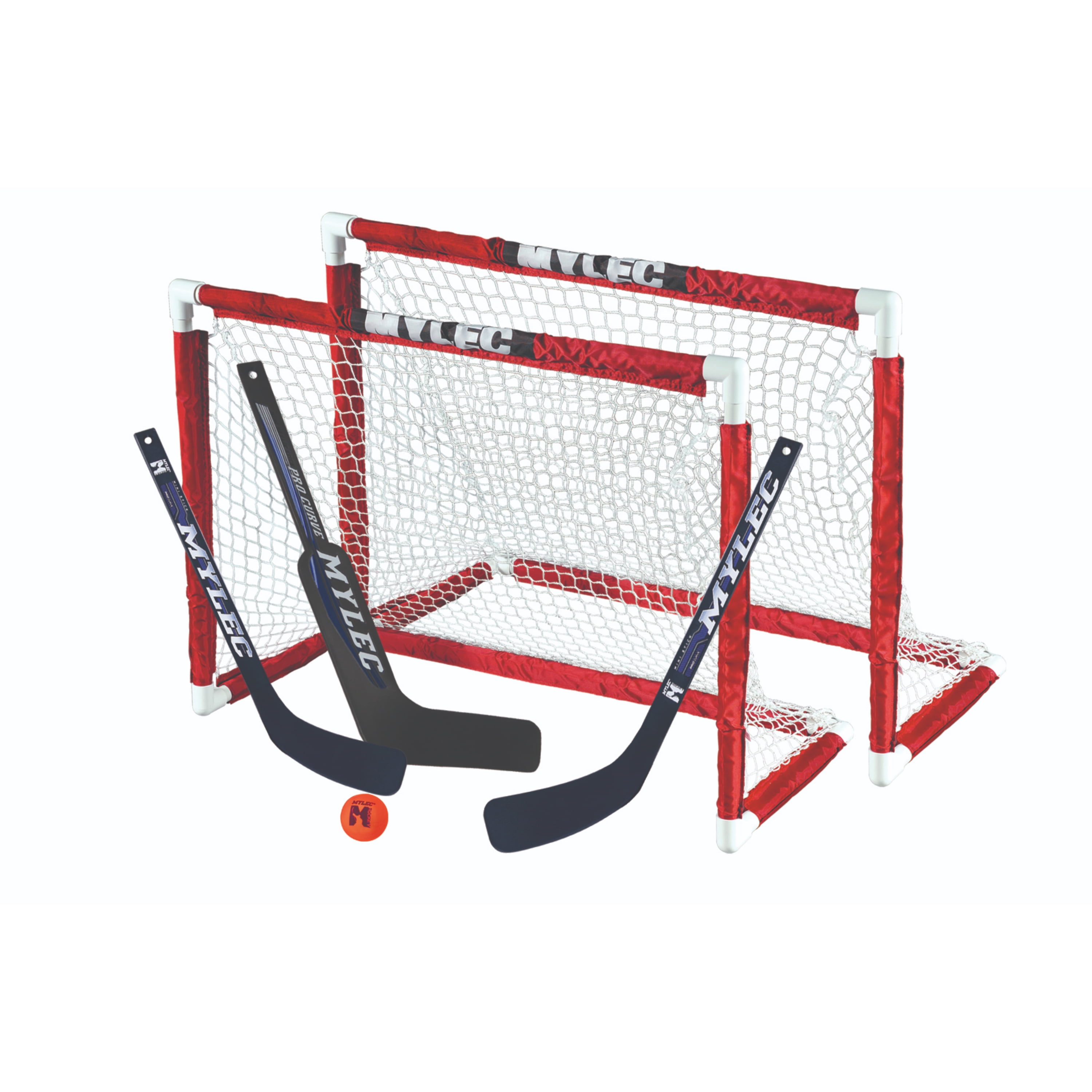 Mylec MINI Hockey Set, 2 x MINI PVC Hockey Goals (30.5" x 23"), 2 x ...